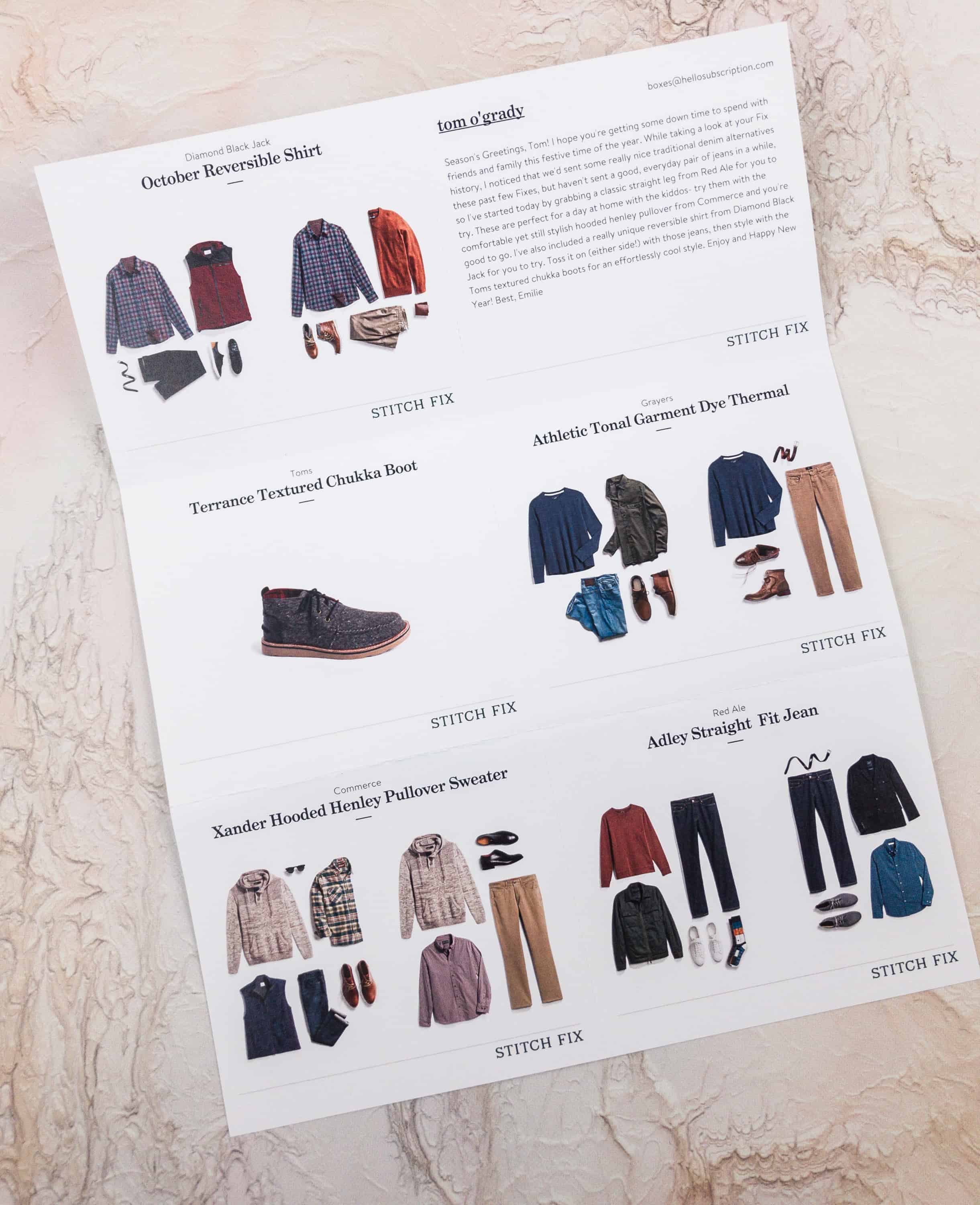 Stitch Fix Men January 2018 Review + Free Styling Fee! - Hello Subscription