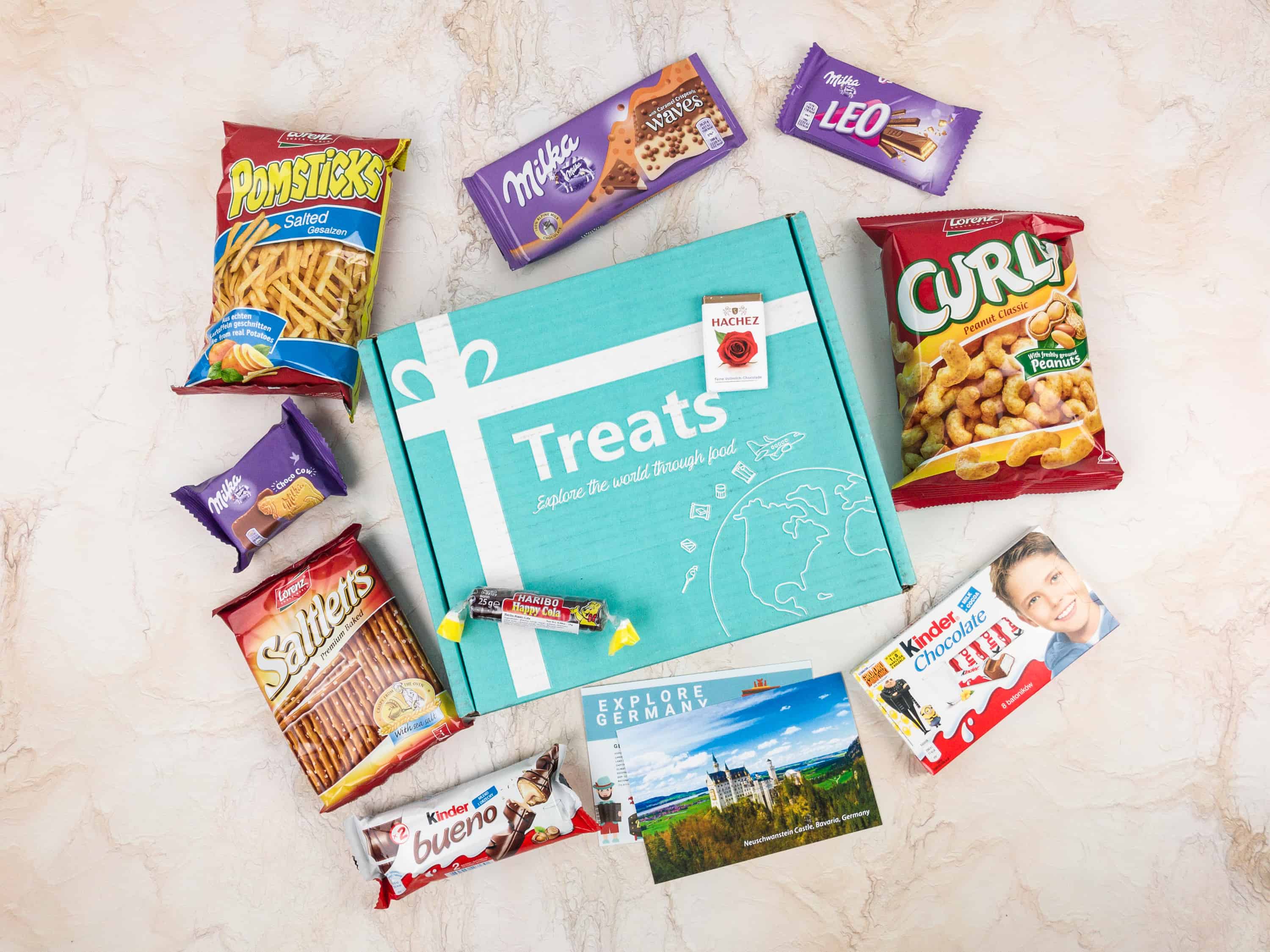 Treats Box January 2018 Review & Coupon - Germany - Hello Subscription