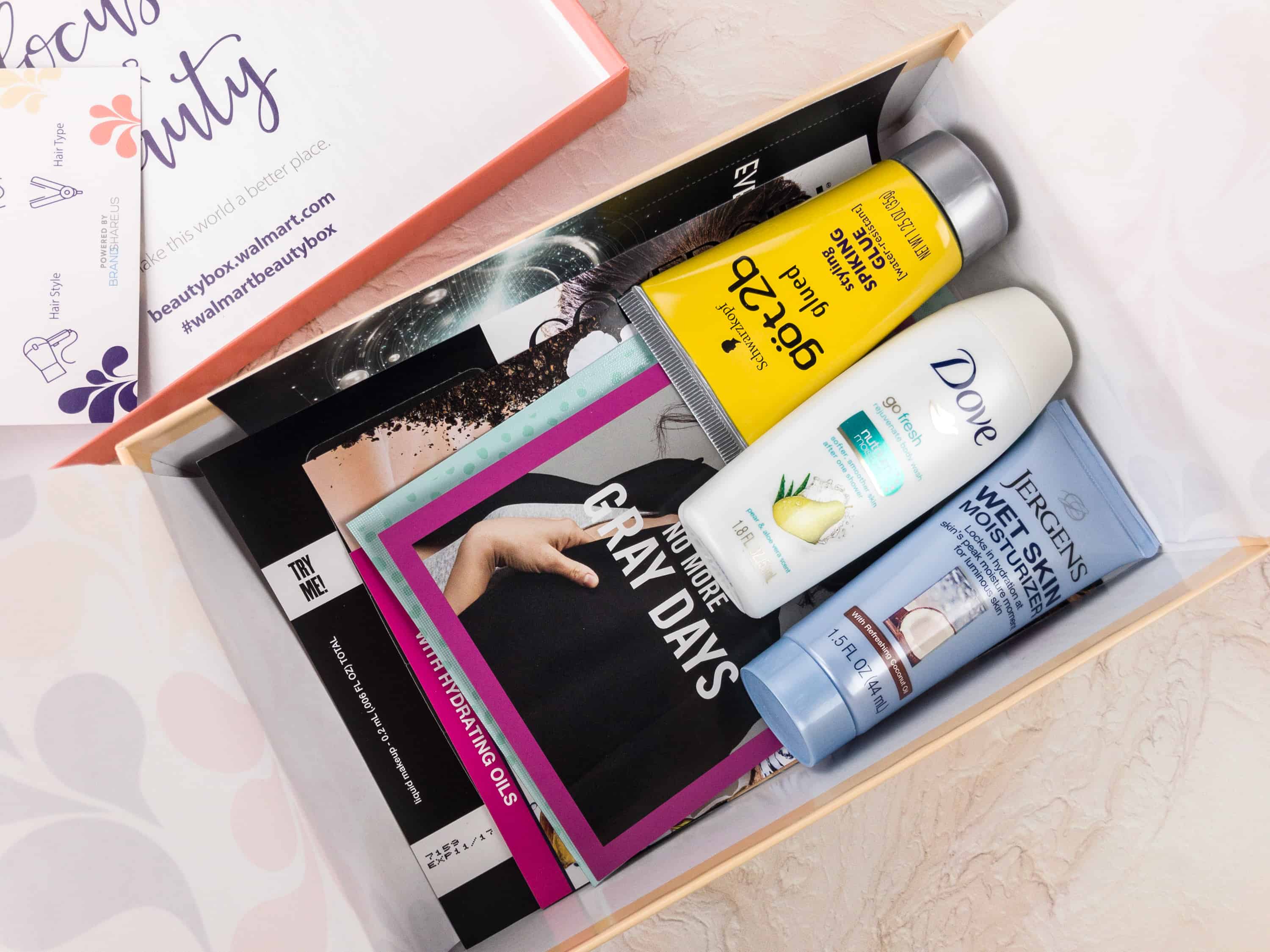 Walmart Beauty Box Fall 2017 Review - Classic Box - Hello Subscription
