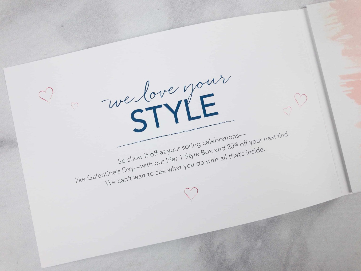 Pier 1 Style Box Spring 2018 Review & Coupon - Hello Subscription