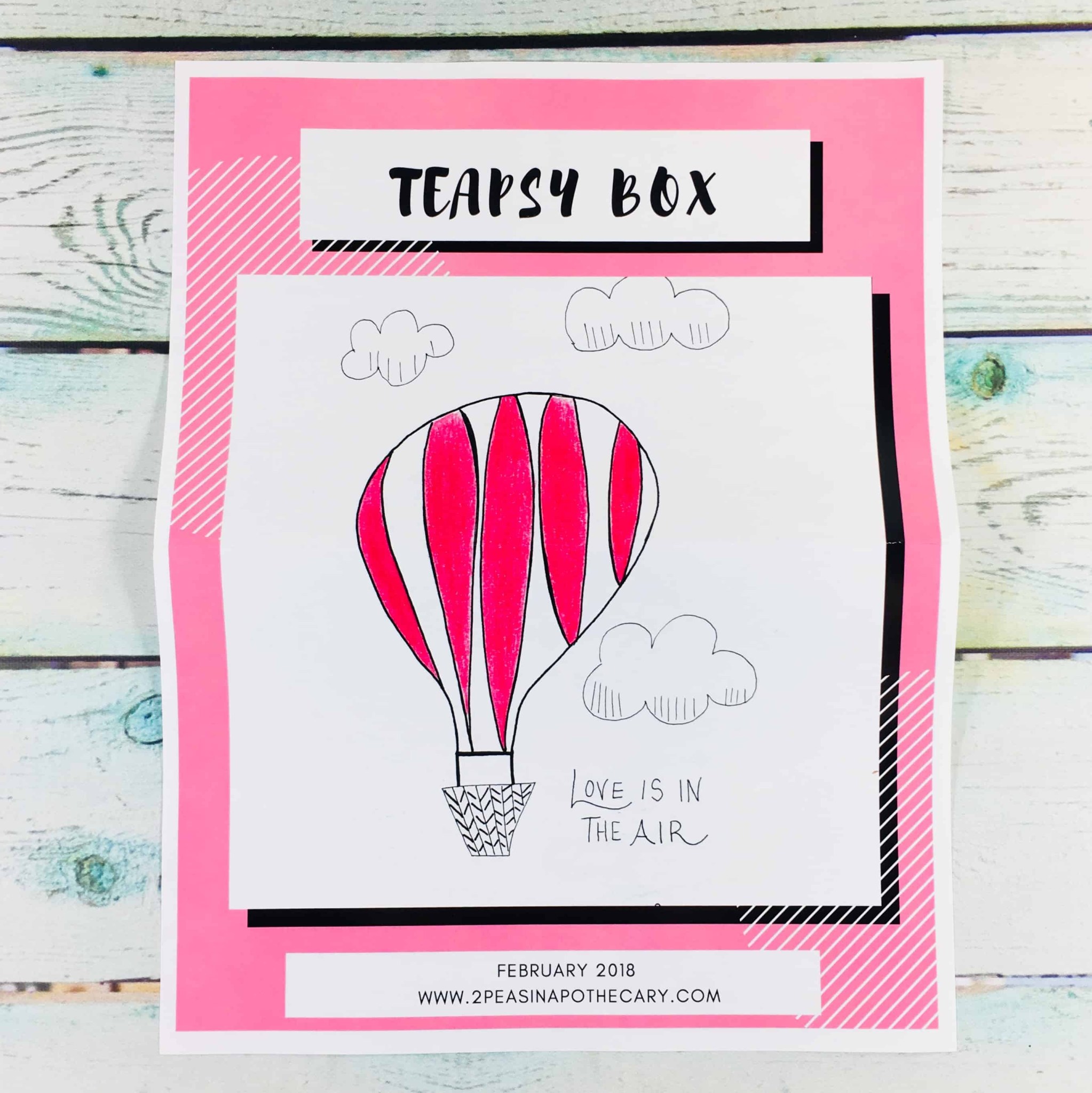 Teapsy Box February 2018 Subscription Box Review - Hello Subscription