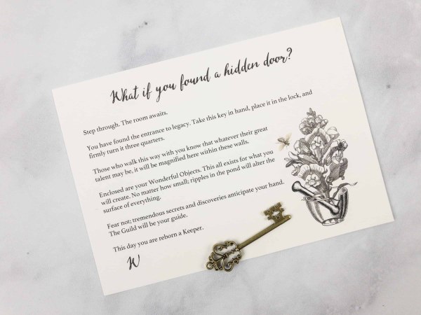 Wonderful Objects by Wonder and Company Subscription Box Review ...