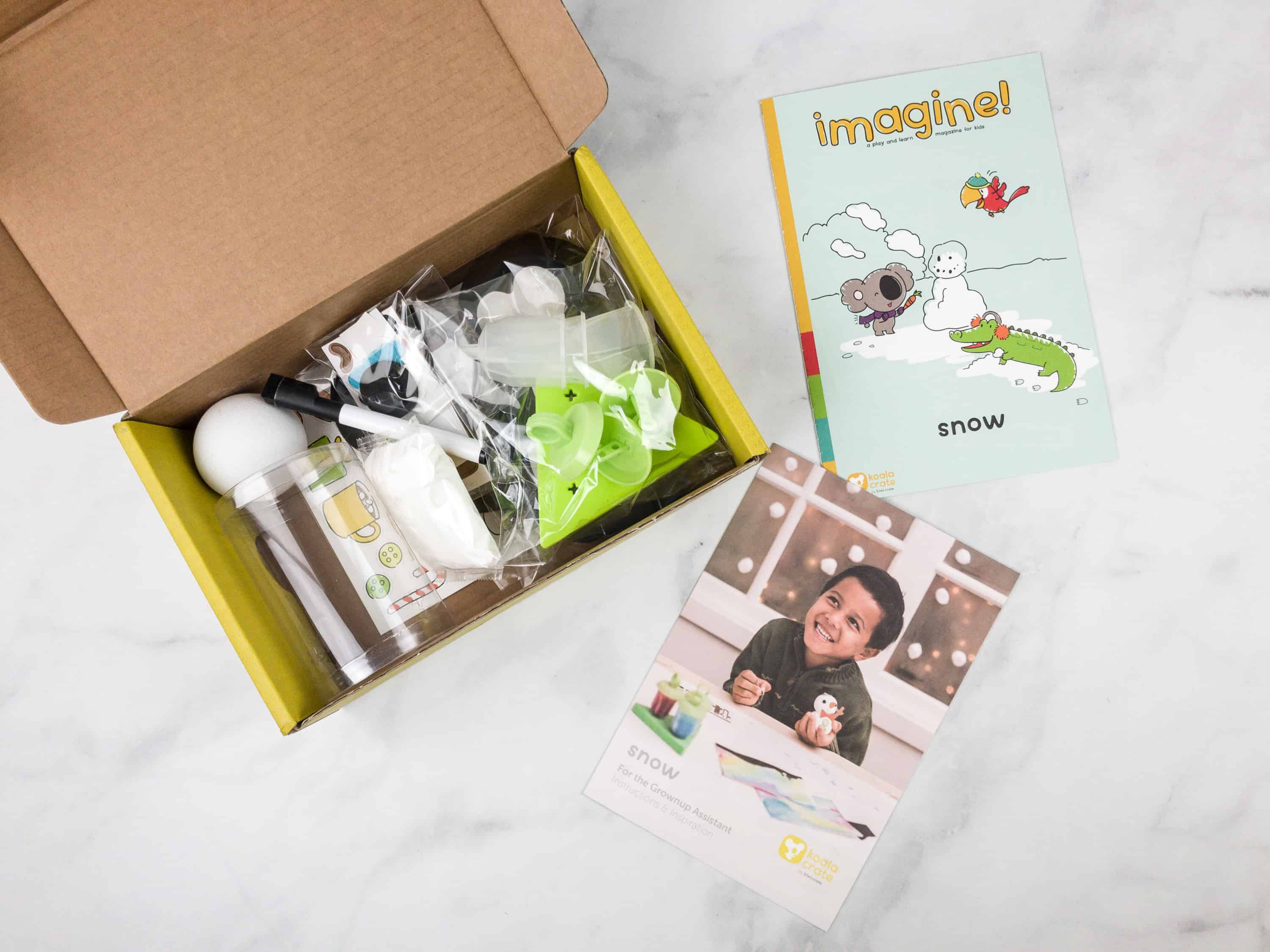 Koala Crate Subscription Box Review & Coupon - Snow - Hello Subscription