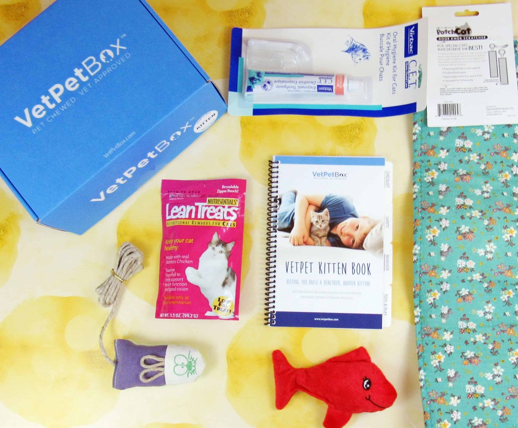 VetPet Box Young Kitten Welcome Box Subscription Box Review - Hello ...