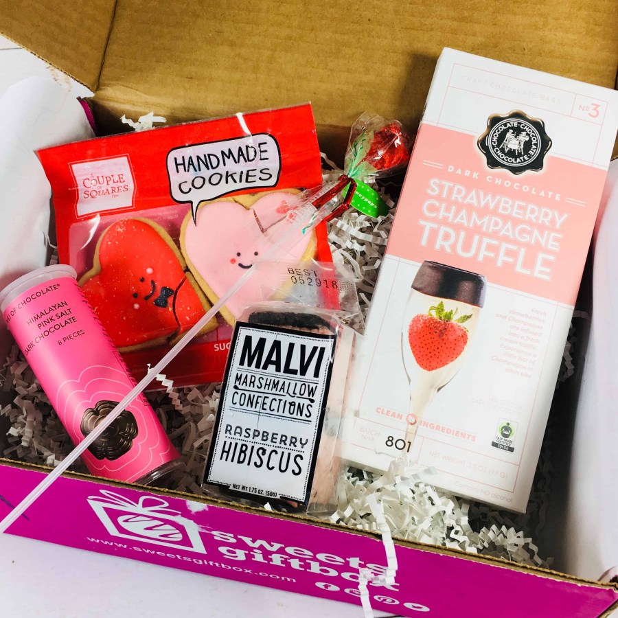 Sweets Gift Box February 2018 Subscription Box Review + Half Off First ...