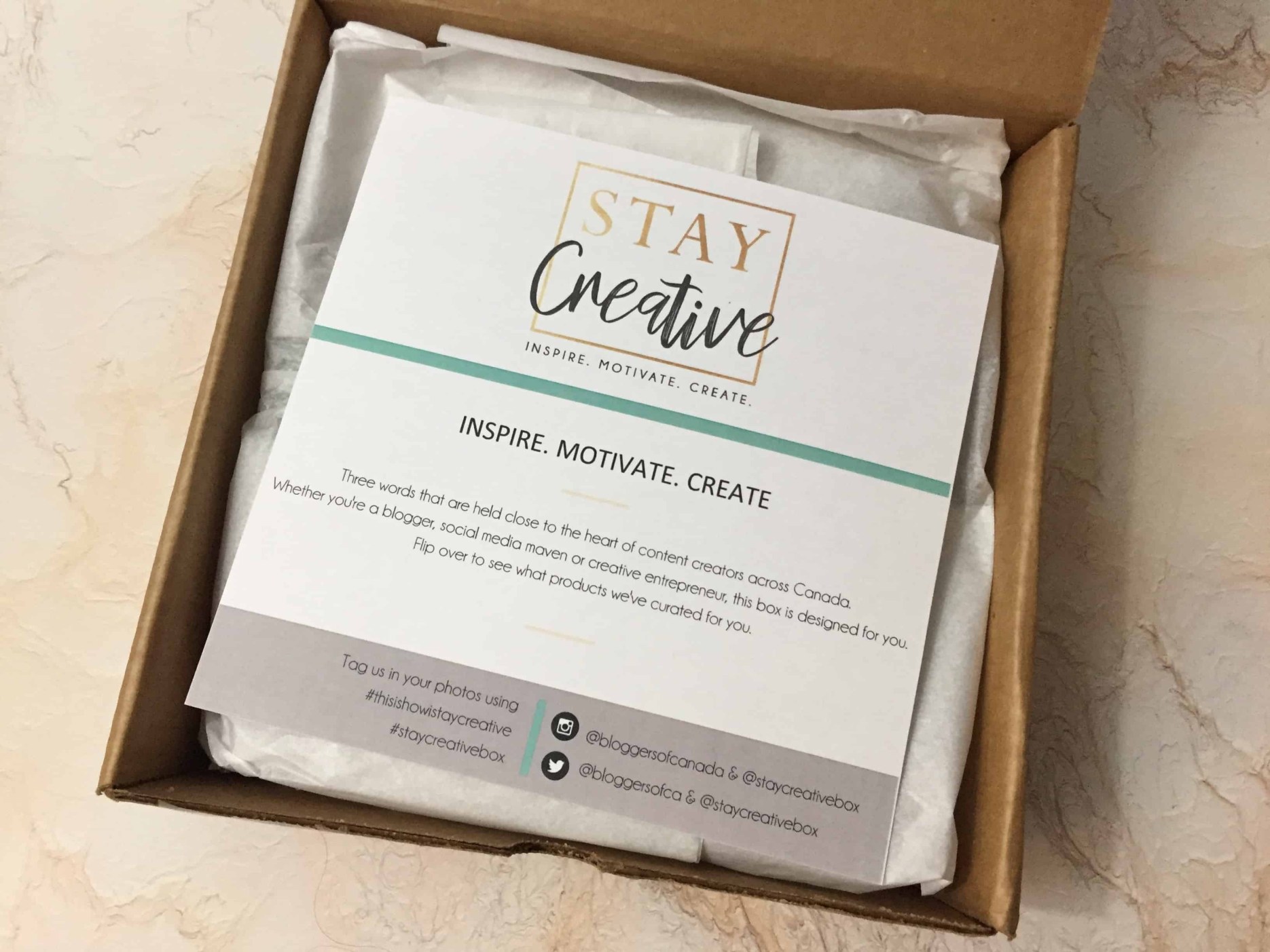 Stay Creative Starter Box Subscription Box Review + Coupon - Hello ...