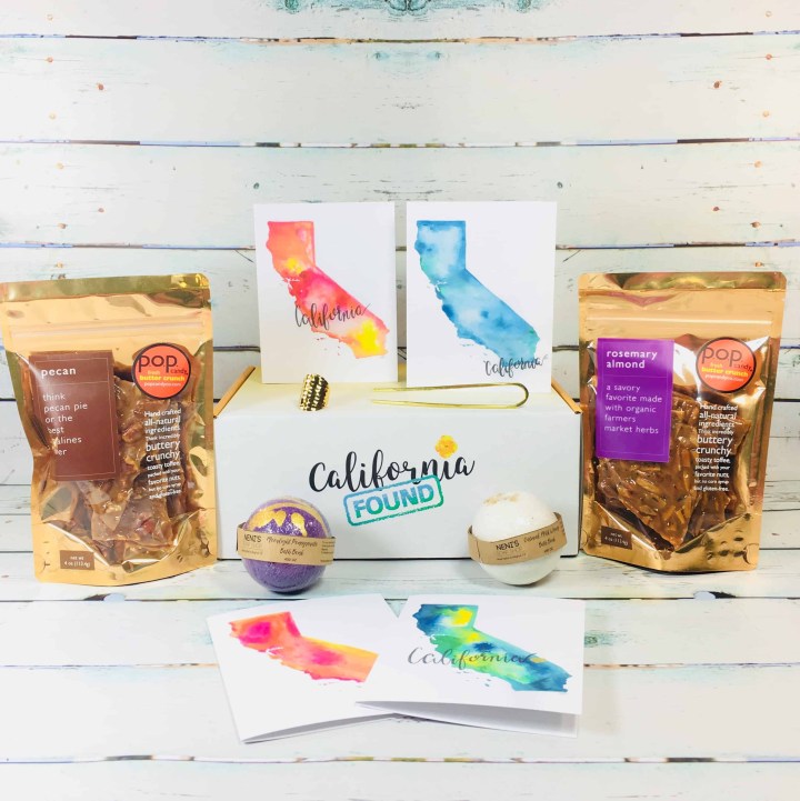 California Found March 2018 Subscription Box Review + Coupon - hello ...