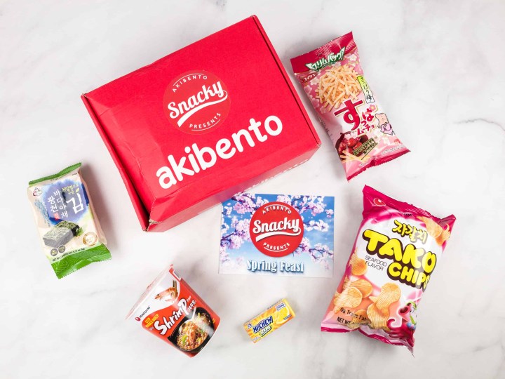Snacky By Akibento March 2018 Subscription Box Review + Coupon - Hello ...