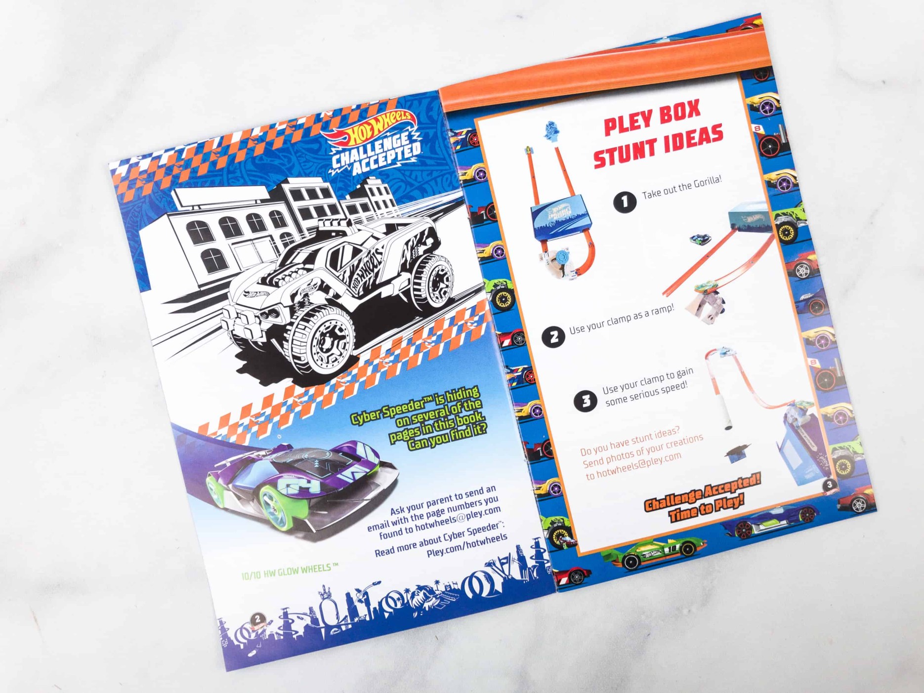 Hot Wheels Challenge Accepted PleyBox Spring 2018 Subscription Box ...