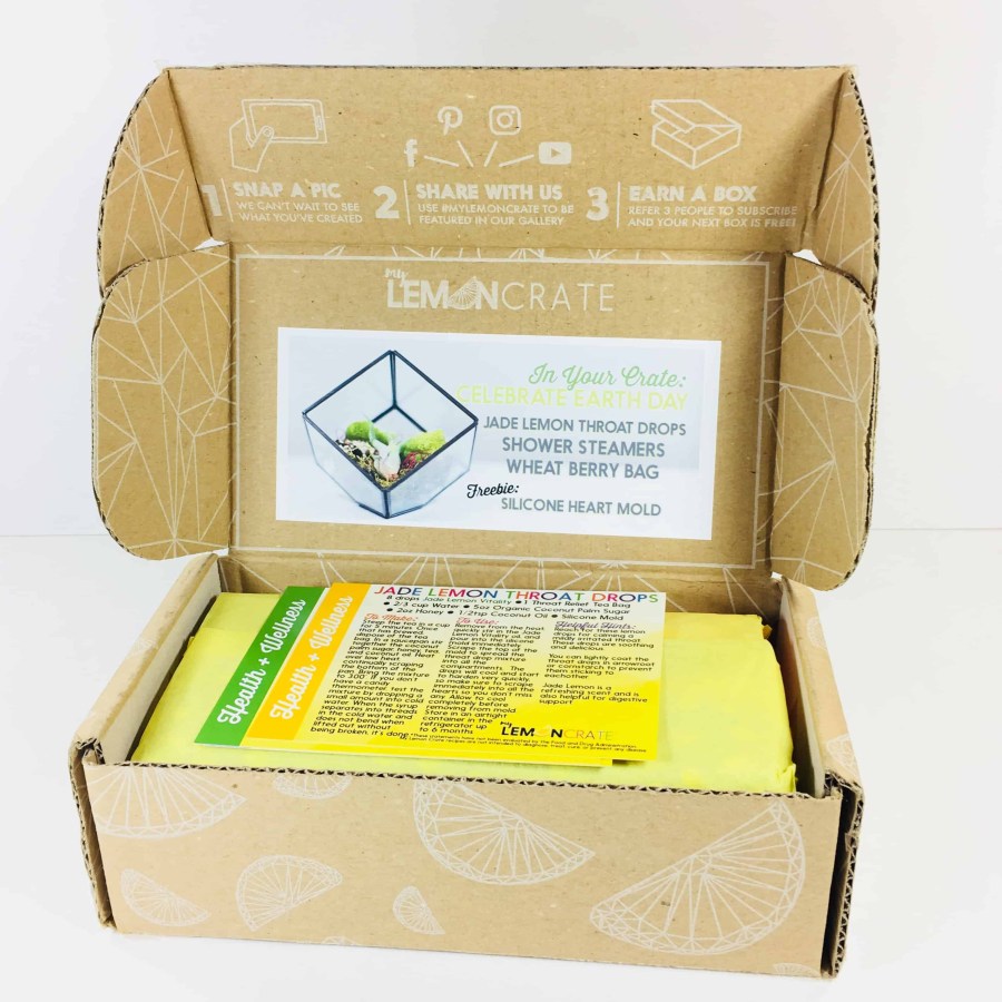 My Lemon Crate April 2018 Subscription Box Review + Coupon - Hello ...