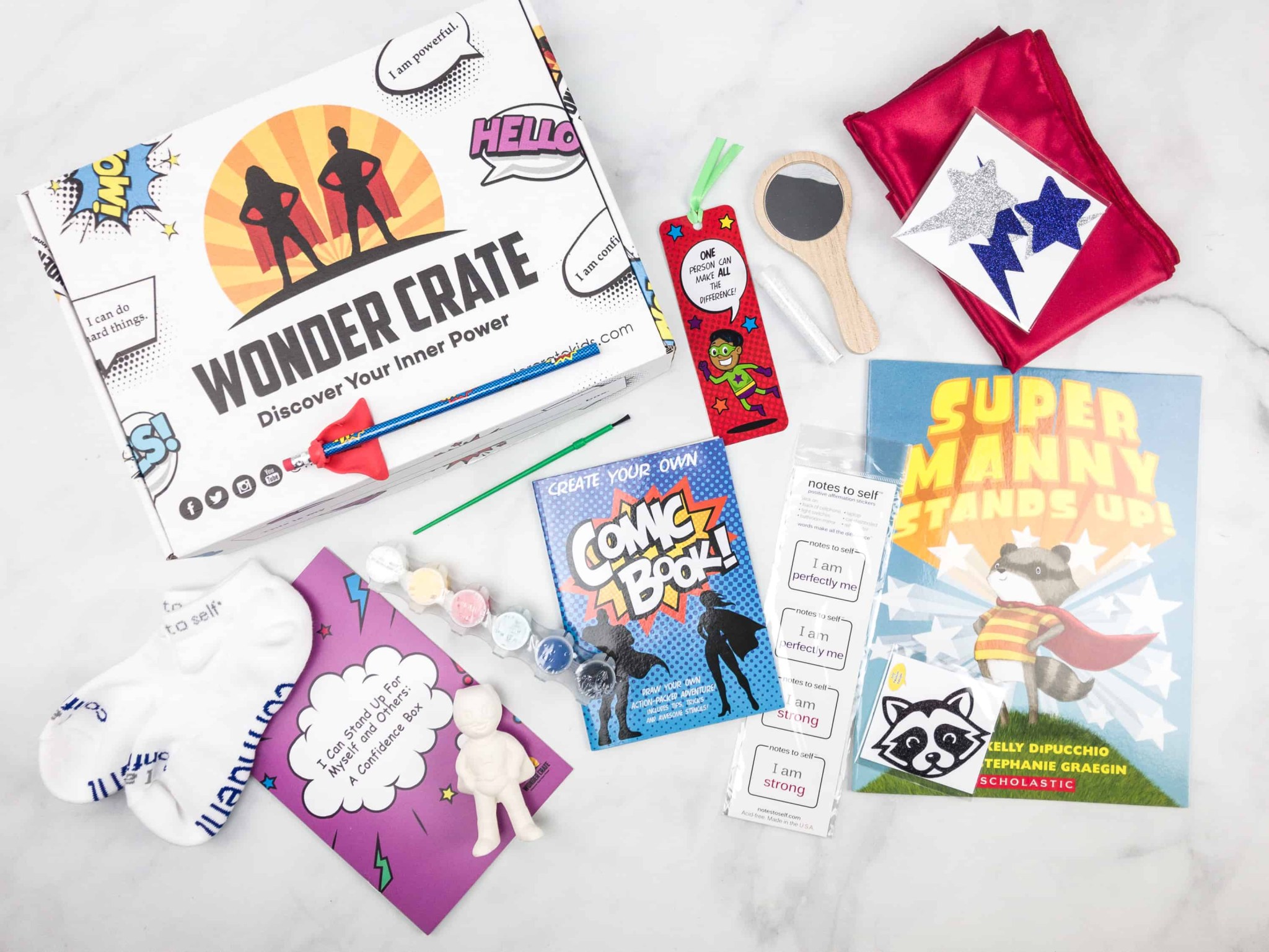 Wonder Crate Confidence Box Review + Coupon! - Hello Subscription