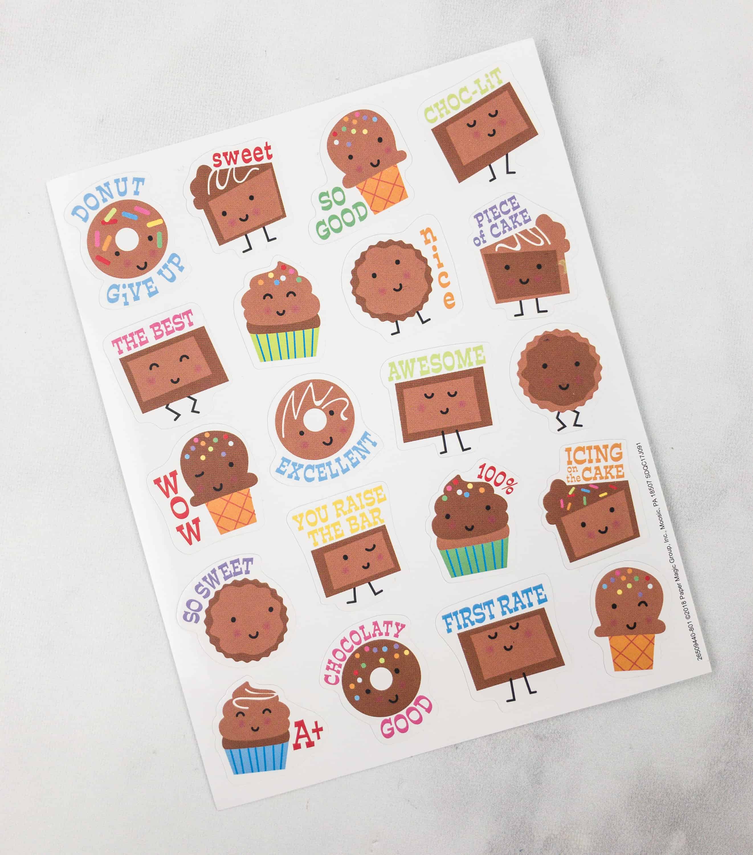 Everything Smells Scratch & Sniff Sticker Club April 2018 Subscription ...