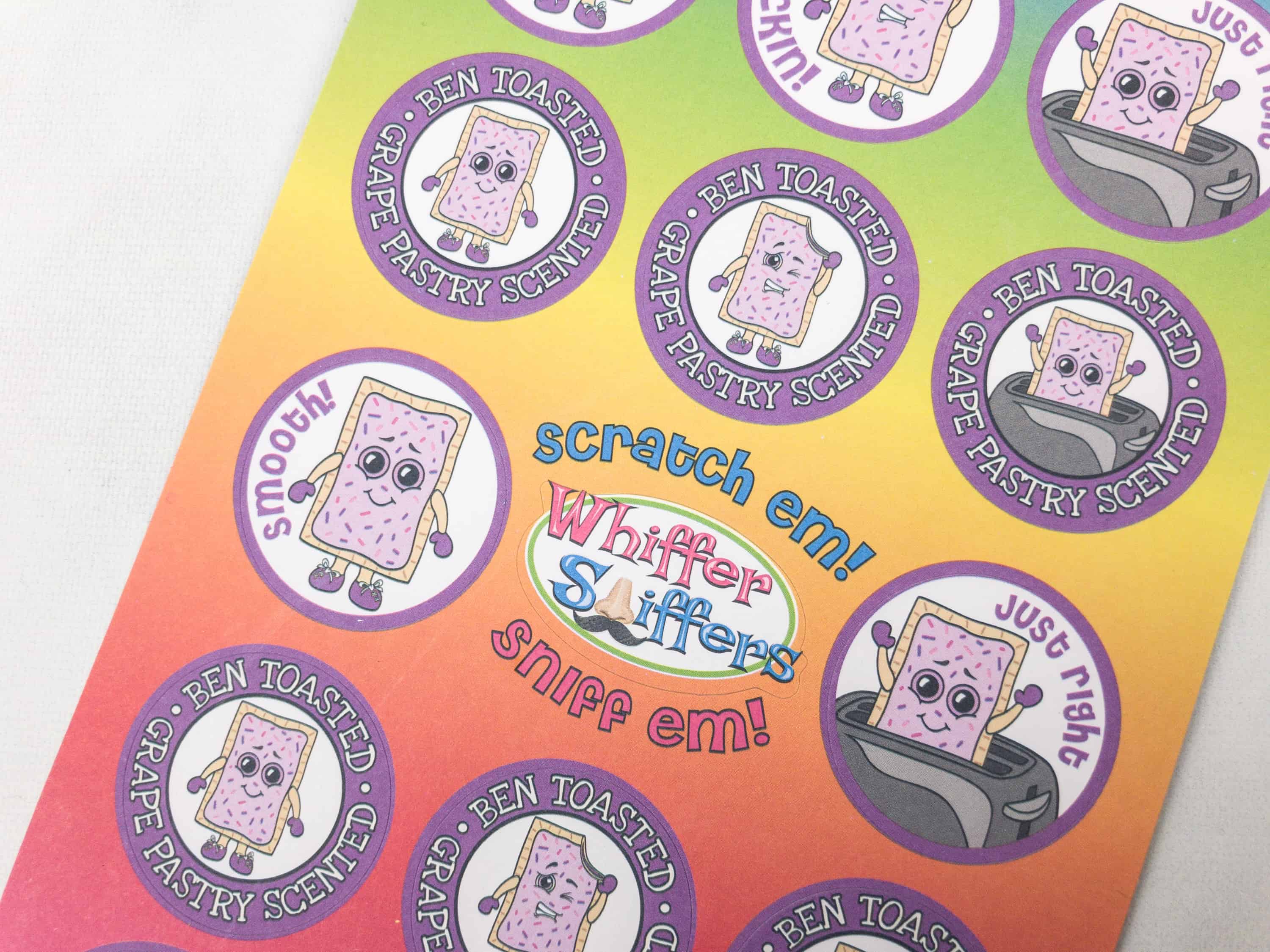 Everything Smells Scratch & Sniff Sticker Club April 2018 Subscription ...