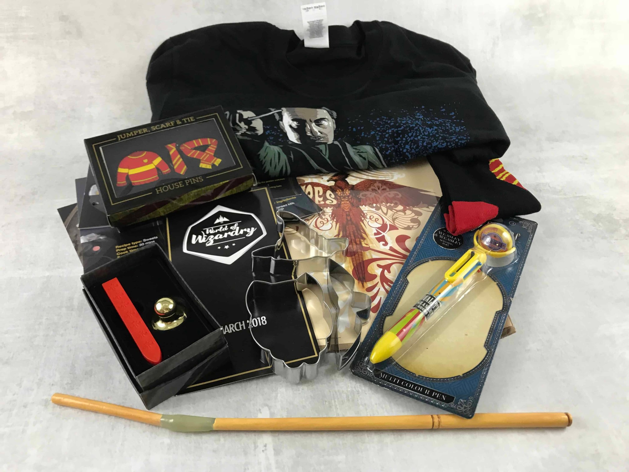 Geek Gear World of Wizardry March 2018 Subscription Box Review - Hello ...