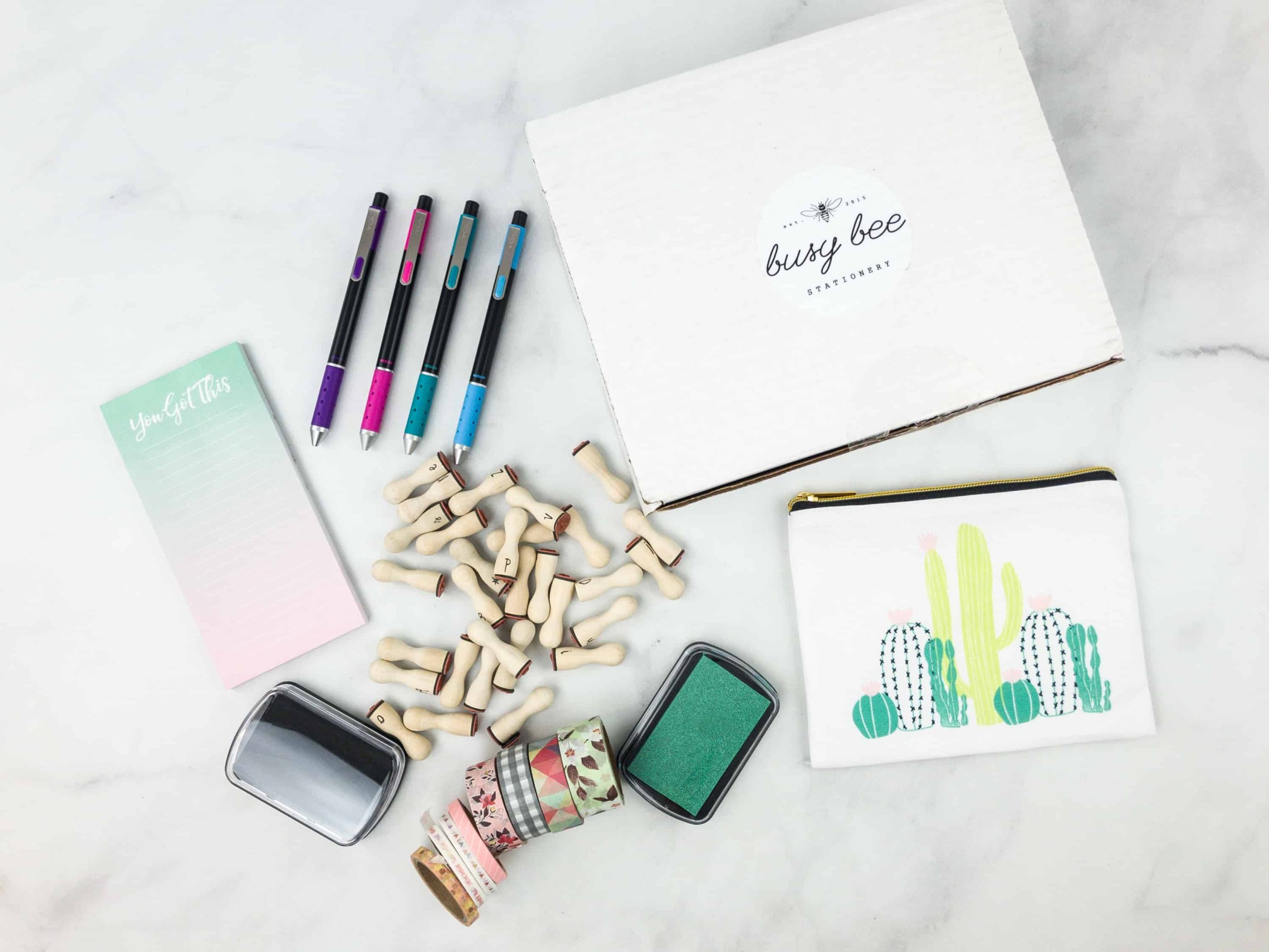 Busy Bee Stationery April 2018 Subscription Box Review - Hello Subscription
