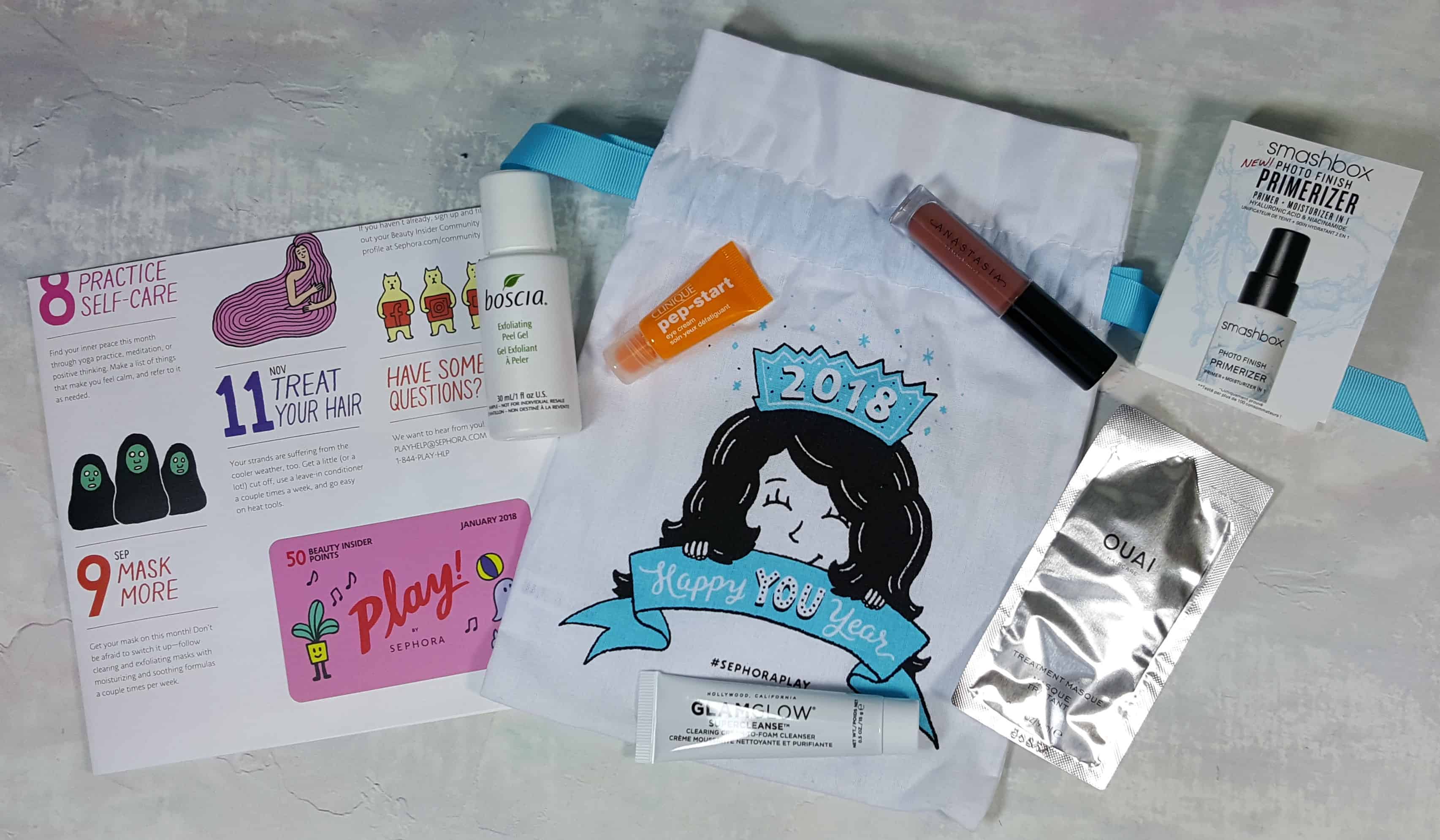 PLAY! by Sephora Subscription Box Review - January 2018 - Hello ...