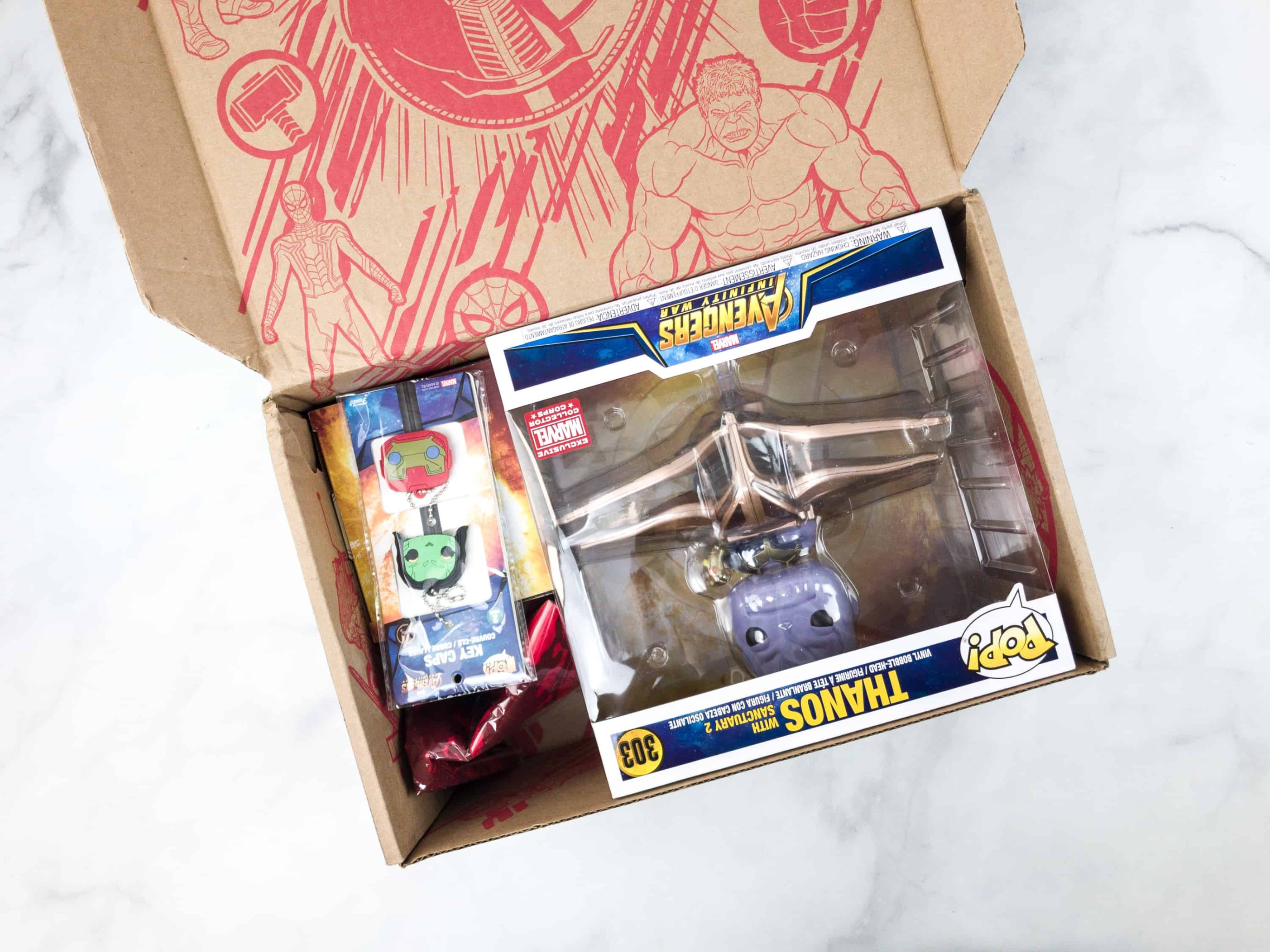 Marvel Collector Corps April 2018 Subscription Box Review - AVENGERS ...