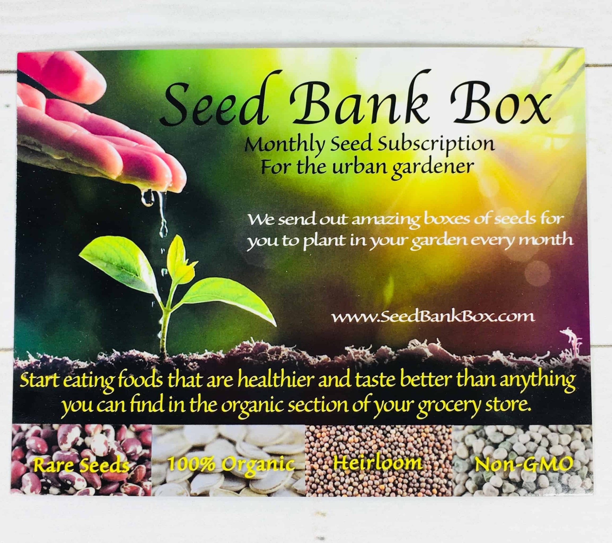 Seed Bank Box March 2018 Subscription Box Review - Hello Subscription