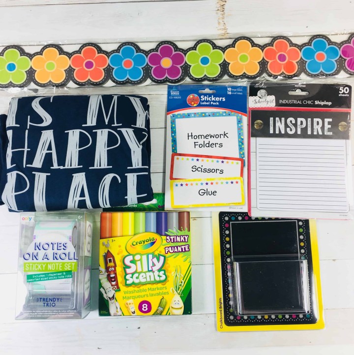 Teacher's Crate April 2018 Subscription Box Review - Hello Subscription