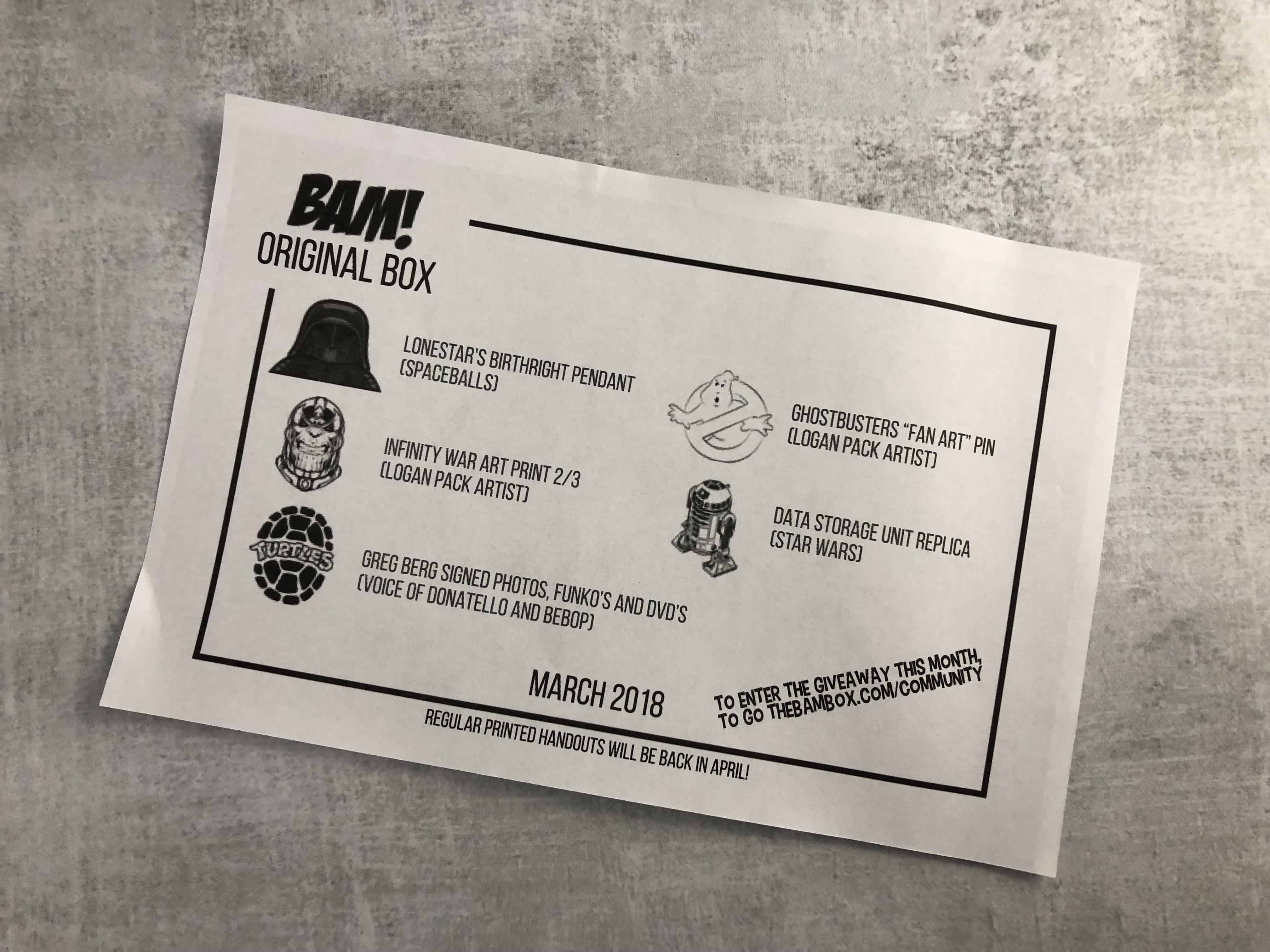 The BAM! Box March 2018 Subscription Box Review & Coupon - Hello ...