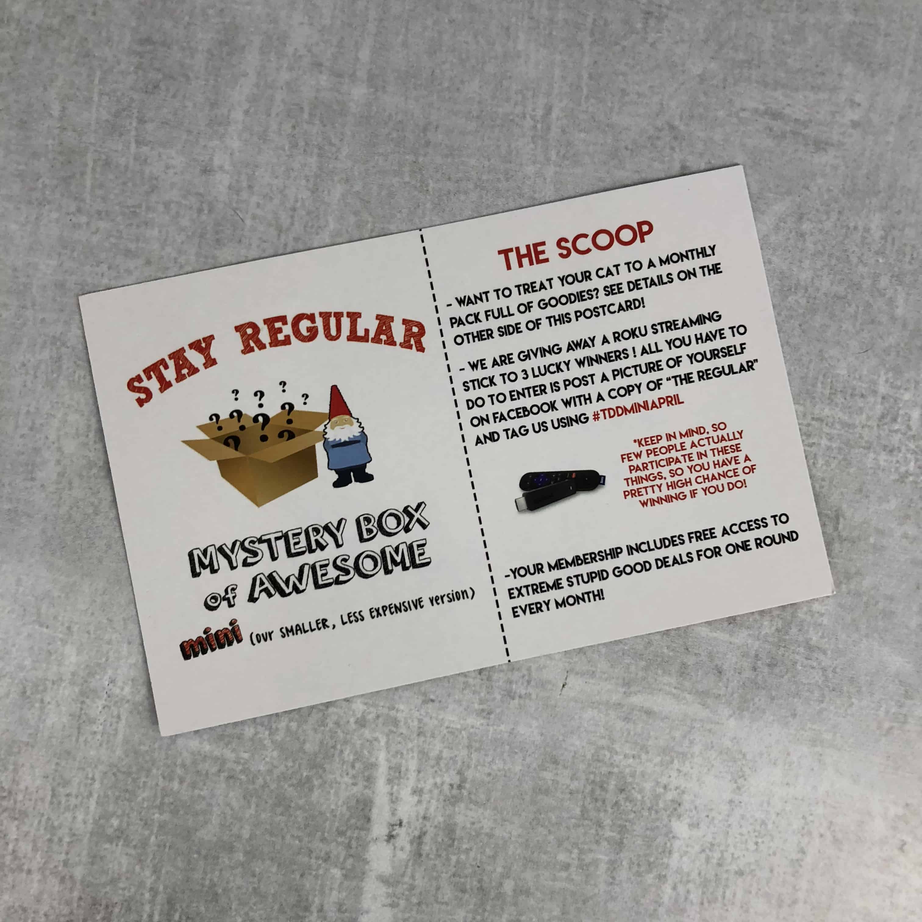 May 2018 Mini Stay Regular Monthly Mystery Box Subscription Box Review ...