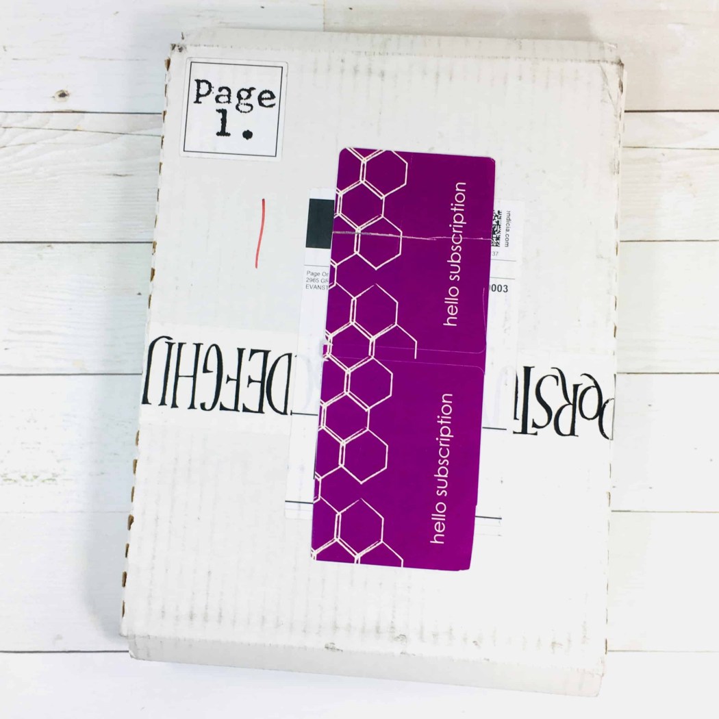 Page 1 Books May 2018 Subscription Box Review + Coupon - Hello Subscription