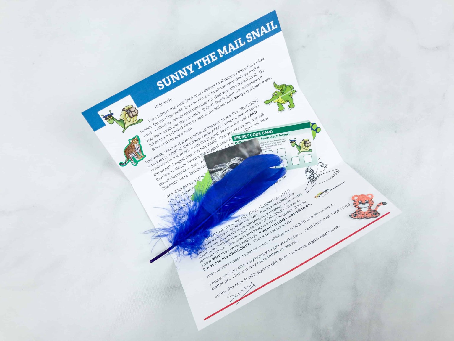 Snail Mail for Kids May 2018 Subscription Box Review - Hello Subscription