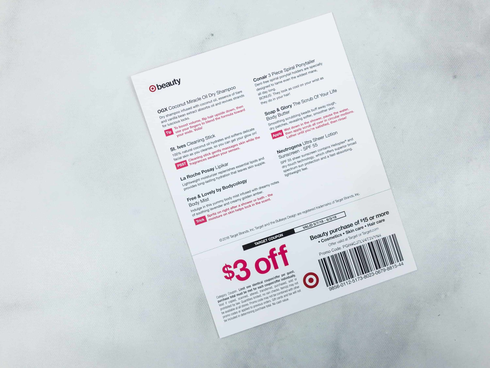 Target Beauty Box Review May 2018 - Hello Subscription