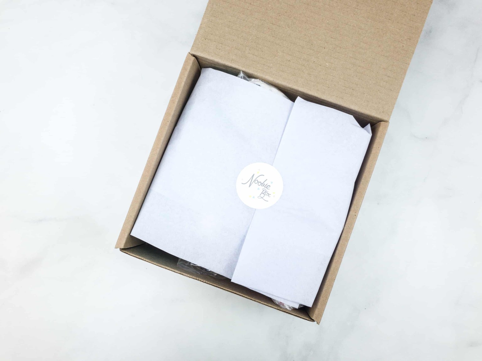 Noobie Box Milestone Box Review - Nest Box #1 - Hello Subscription