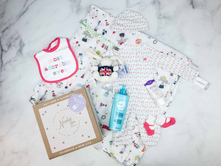 Noobie Box Milestone Box Review - Nest Box #1 - Hello Subscription