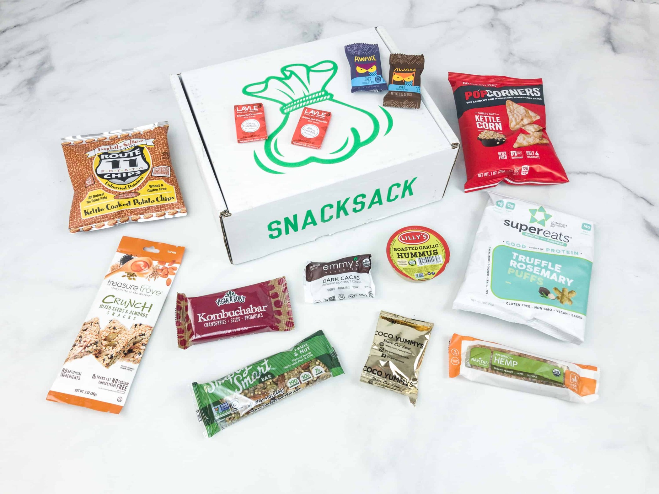 SnackSack May 2018 Subscription Box Review & Coupon - Classic - Hello ...