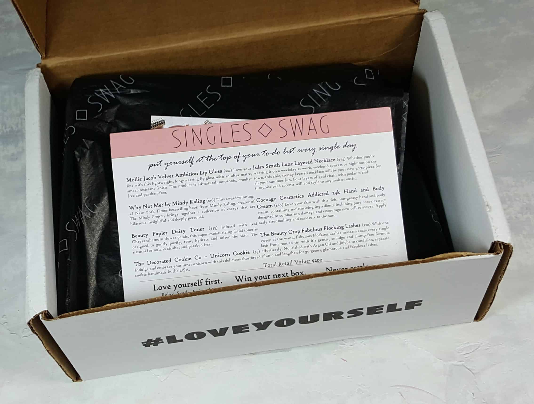 SinglesSwag Subscription Box Review & Coupon - June 2018 - Hello ...
