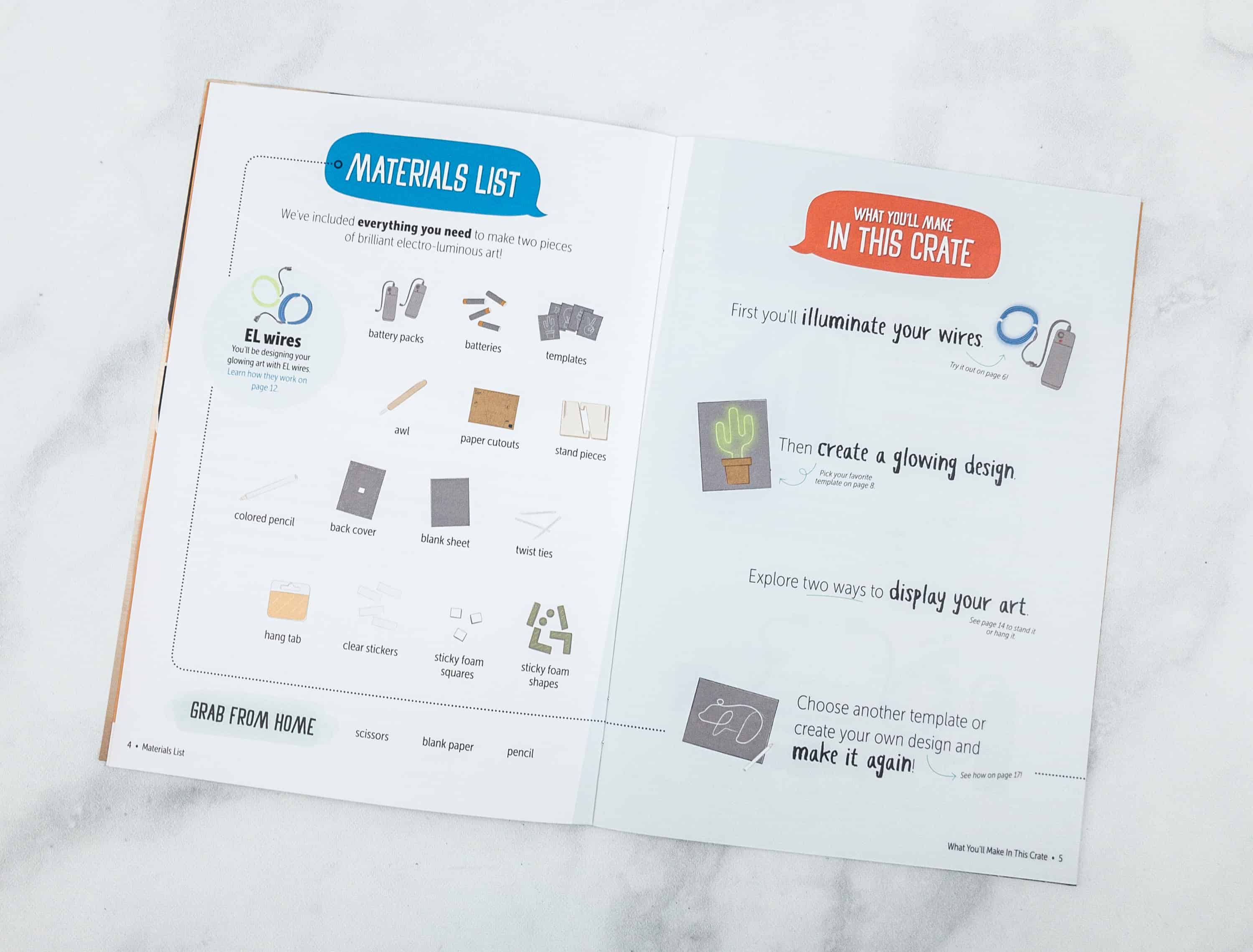 Kiwico Steam Crate Review And Coupon Light Up Wire Art Hello Subscription