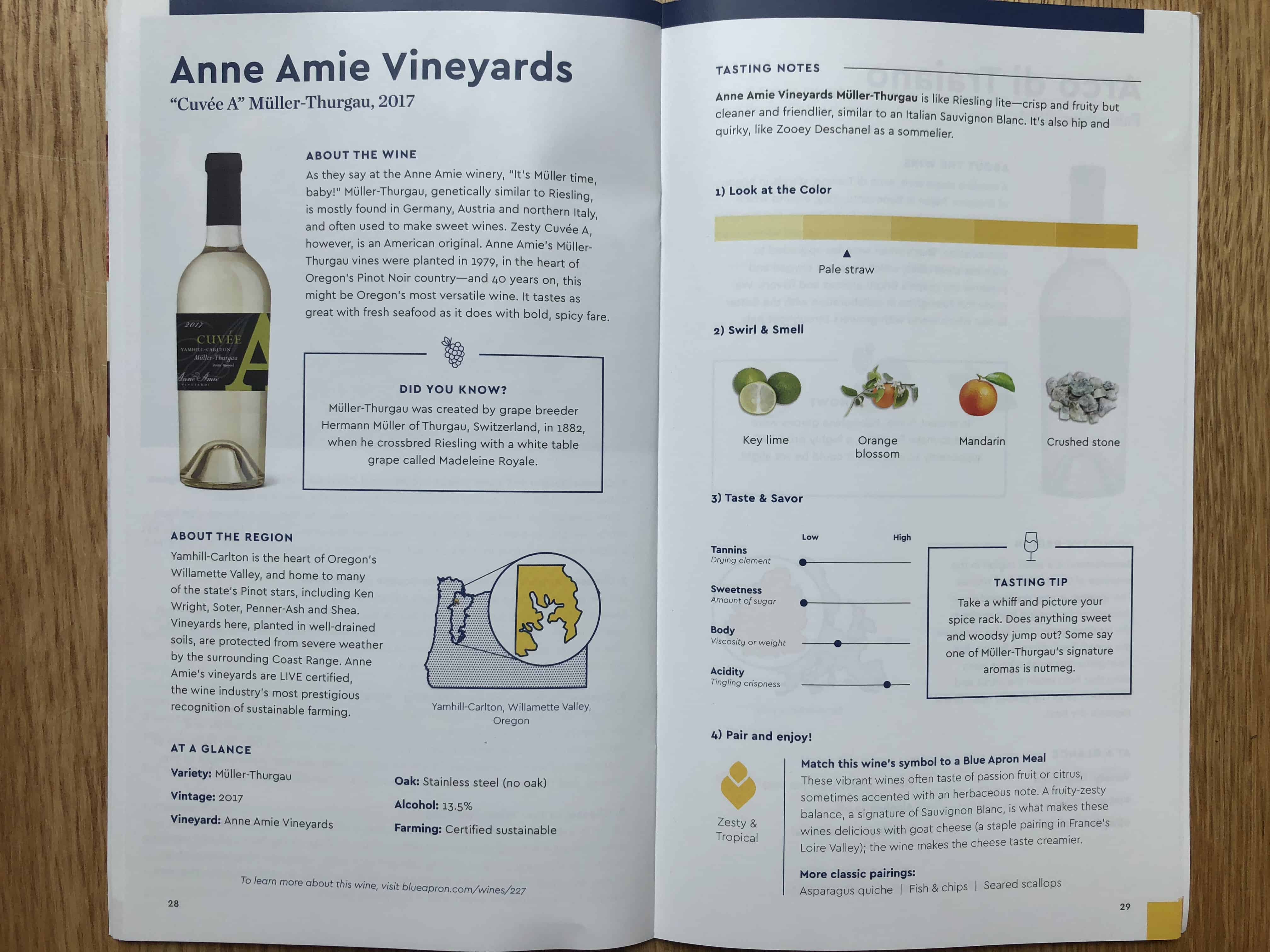 Blue Apron Wine Subscription Box Review - June 2018 - hello subscription
