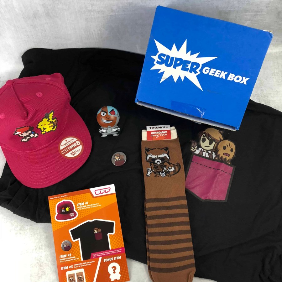 Super Geek Box May 2018 Subscription Box Review & Coupon - Hello ...
