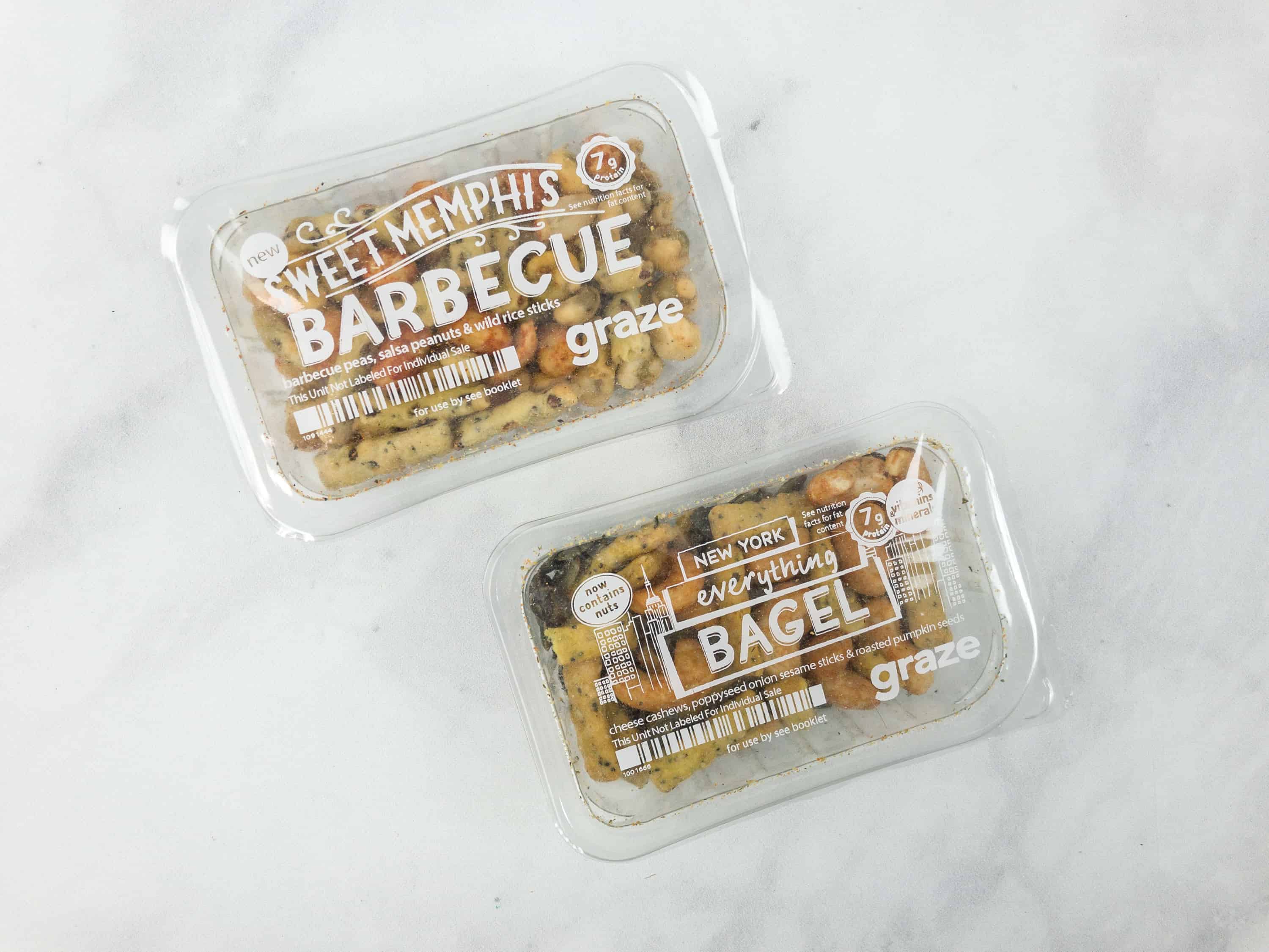 Graze Variety Box Review & Free Box Coupon - June 2018 - hello subscription