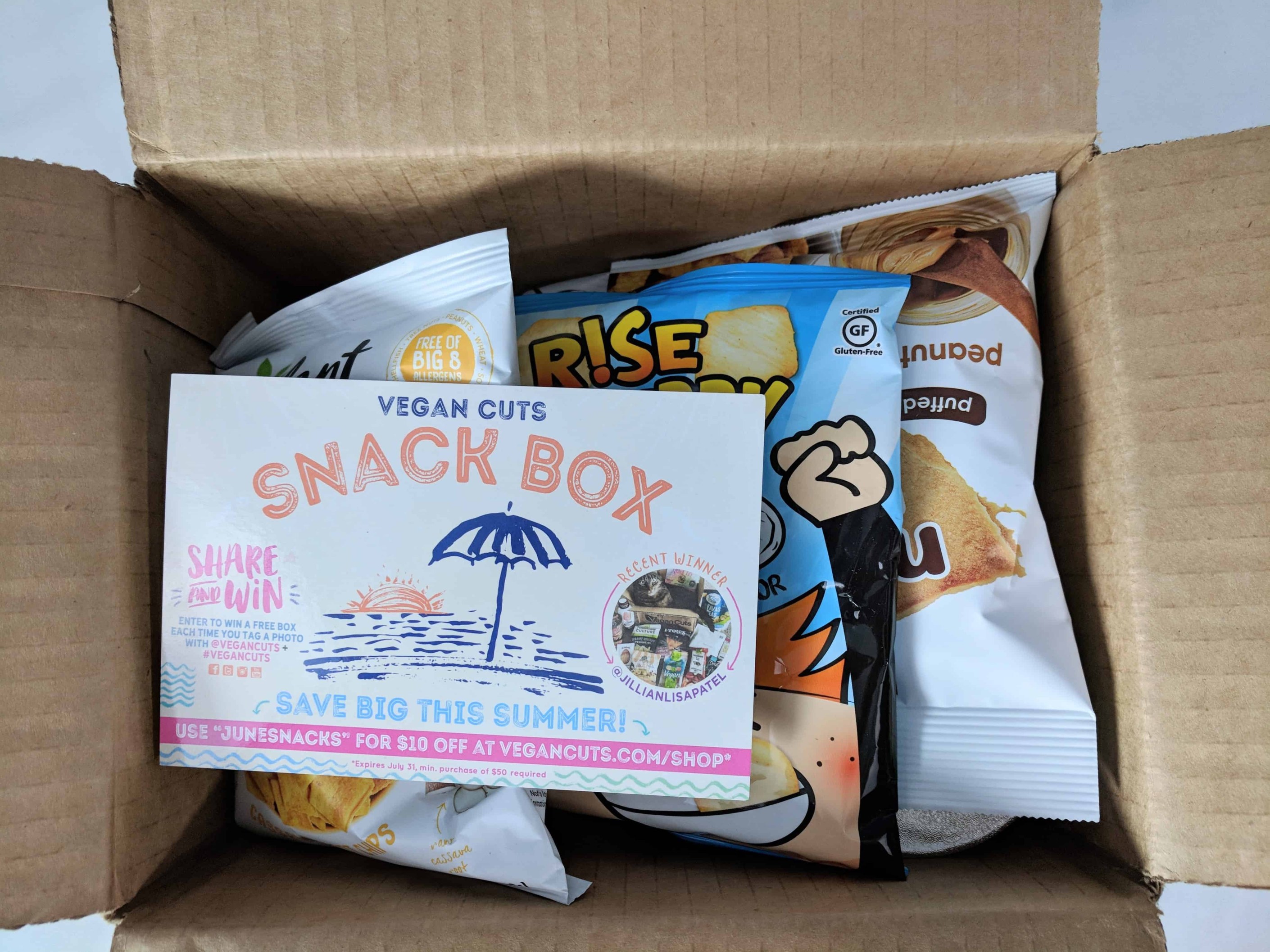 Vegan Cuts Snack Box June 2018 Subscription Box Review - Hello Subscription