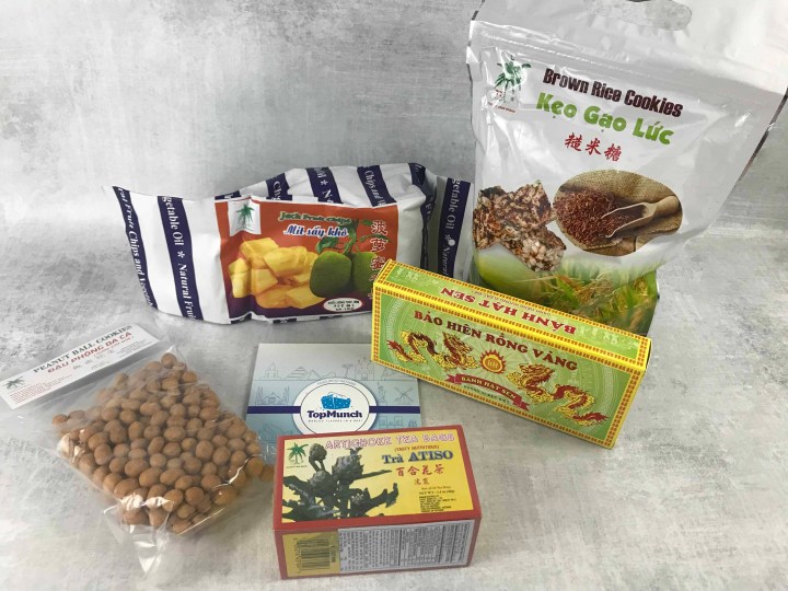 TopMunch June 2018 Subscription Box Review + Coupon - Vietnam - Hello ...