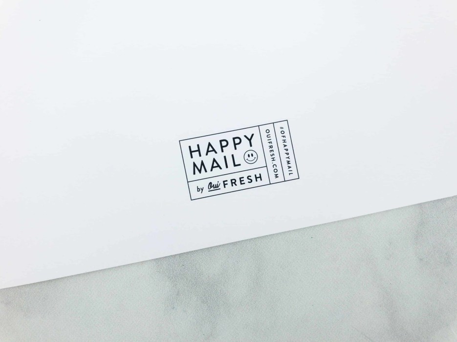 Happy Mail by Oui Fresh June 2018 Subscription Box Review - Hello ...