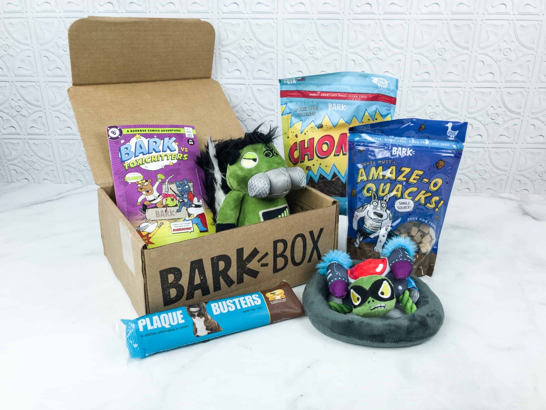 Barkbox July 2018 Subscription Box Review + Coupon - hello subscription