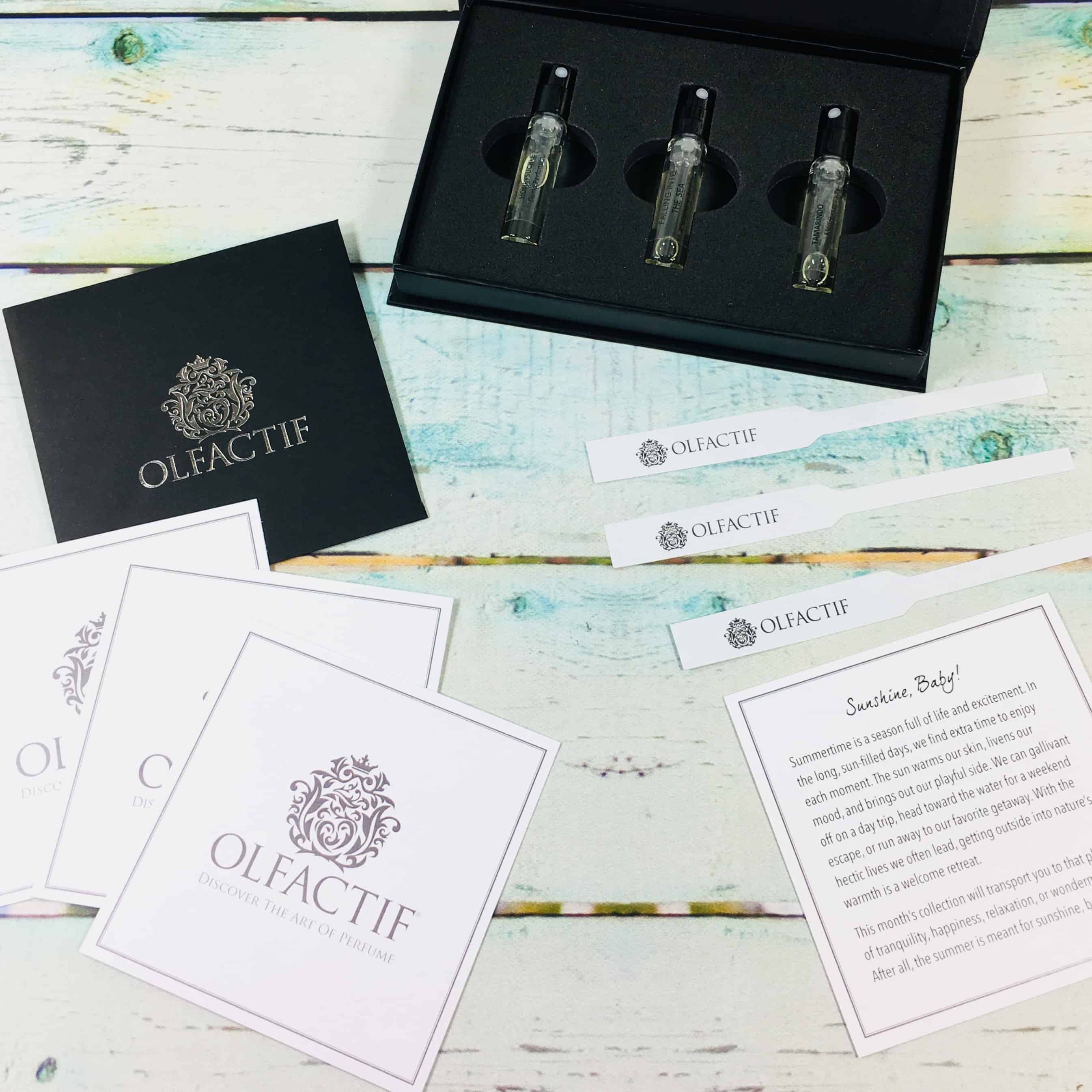 Olfactif for Women July 2018 Subscription Box Review - Hello Subscription