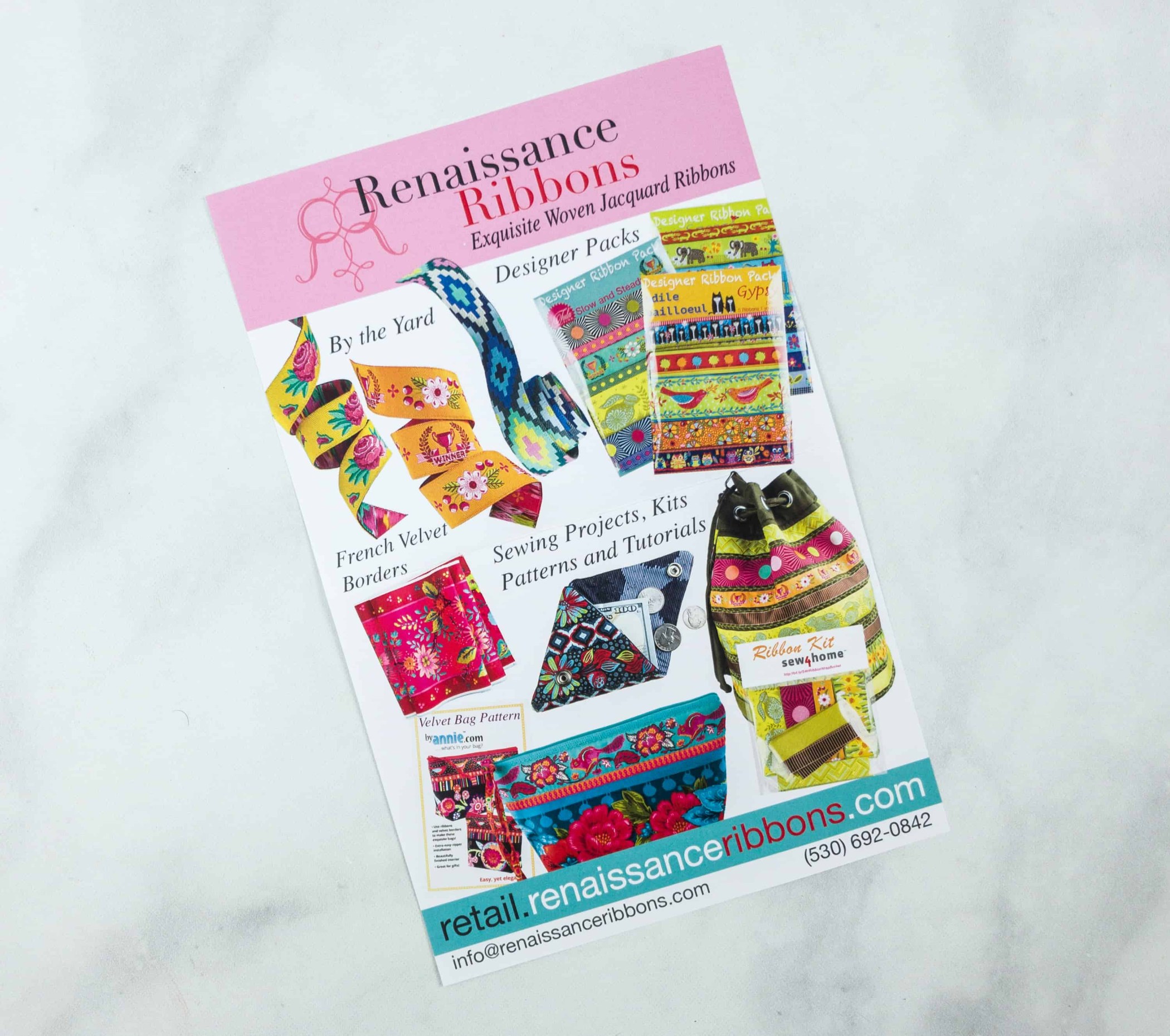 Renaissance Ribbons Ribbon Lovers’ Club July 2018 Subscription Box ...
