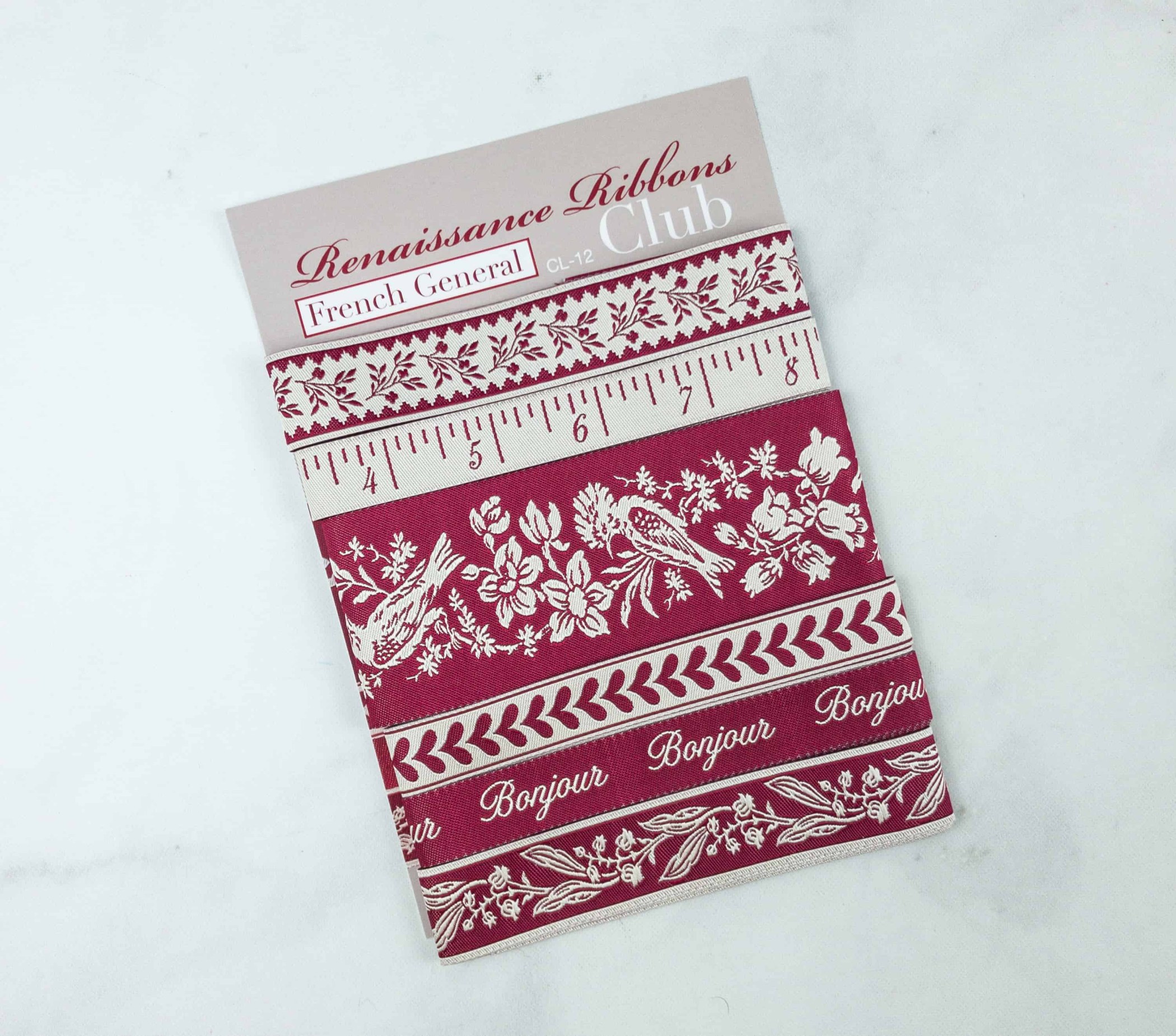 Renaissance Ribbons Ribbon Lovers’ Club July 2018 Subscription Box ...
