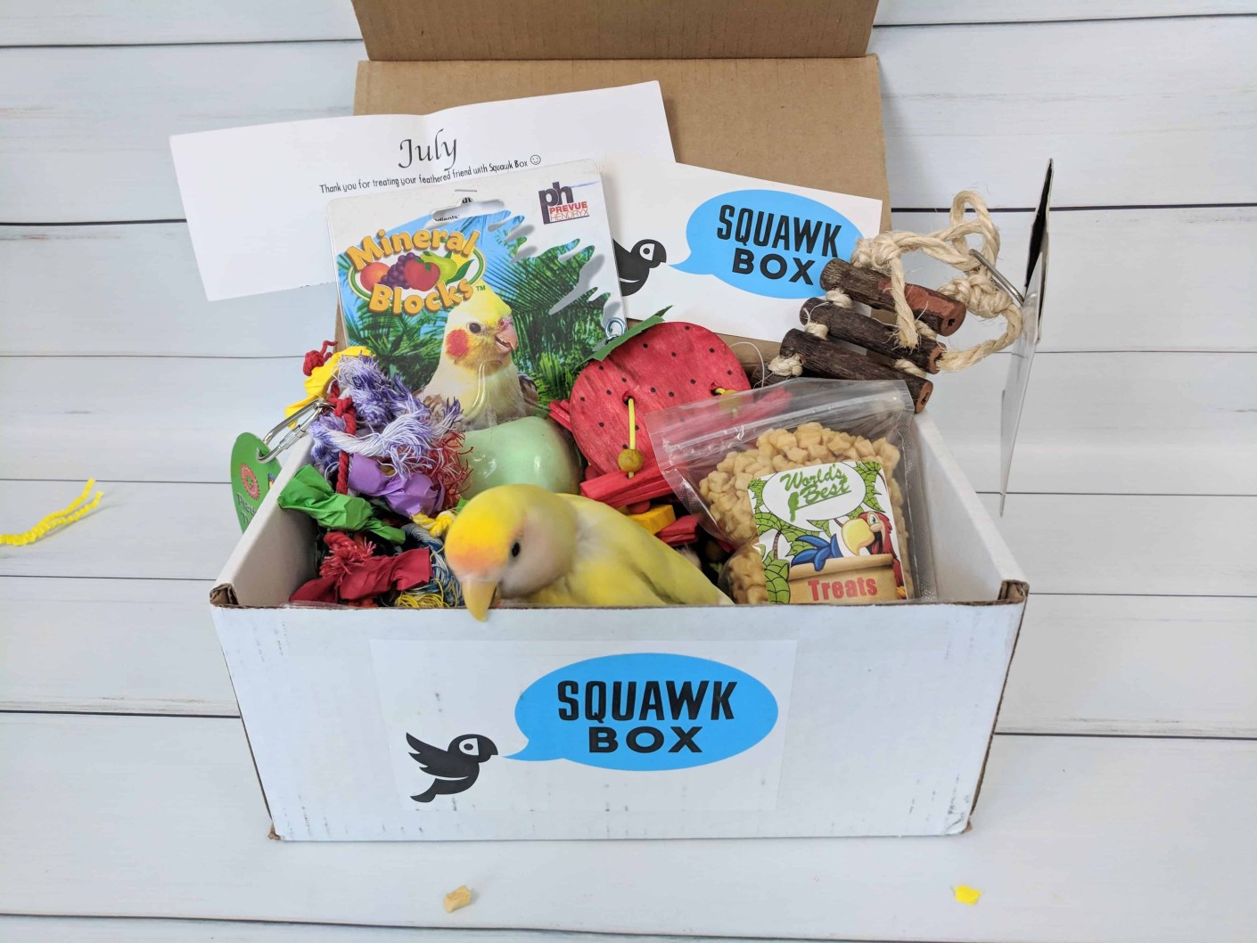Squawk Box Subscription Review - July 2018 - Hello Subscription