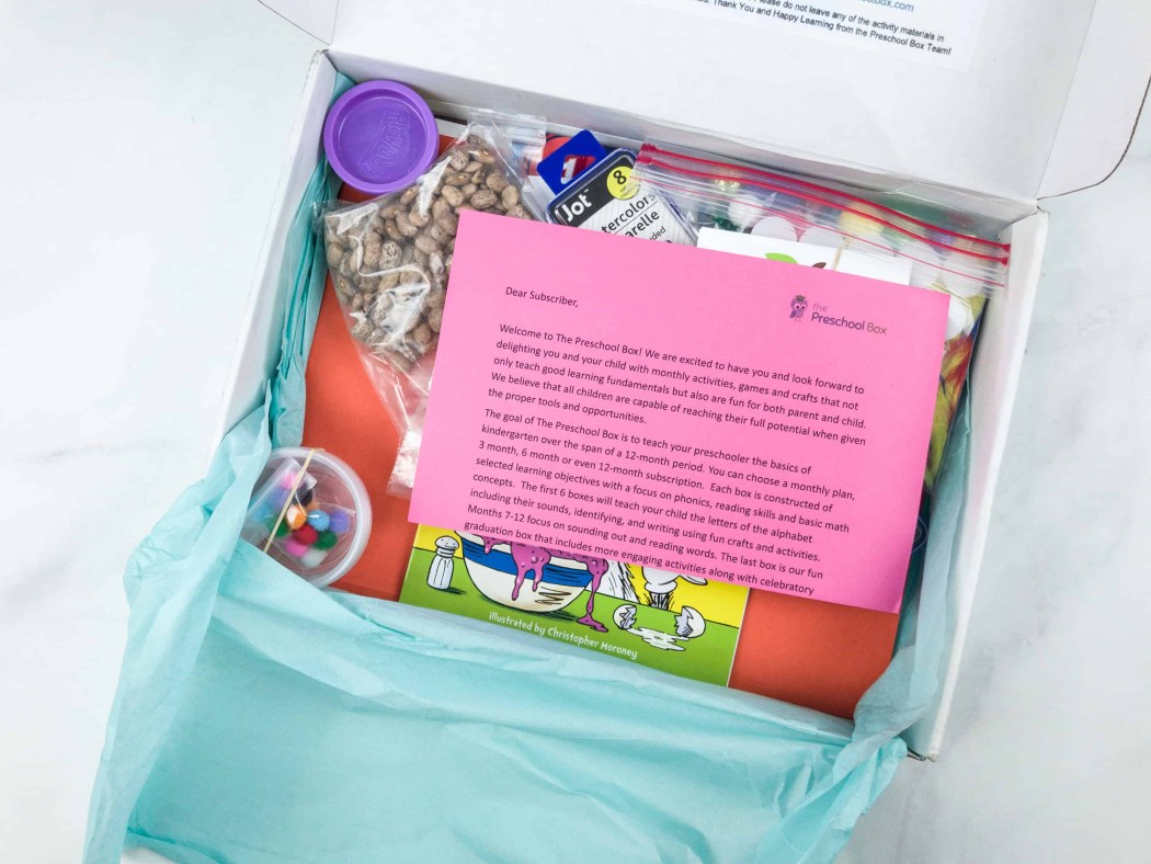 The Preschool Box Subscription Box Review - Box 1 - Hello Subscription