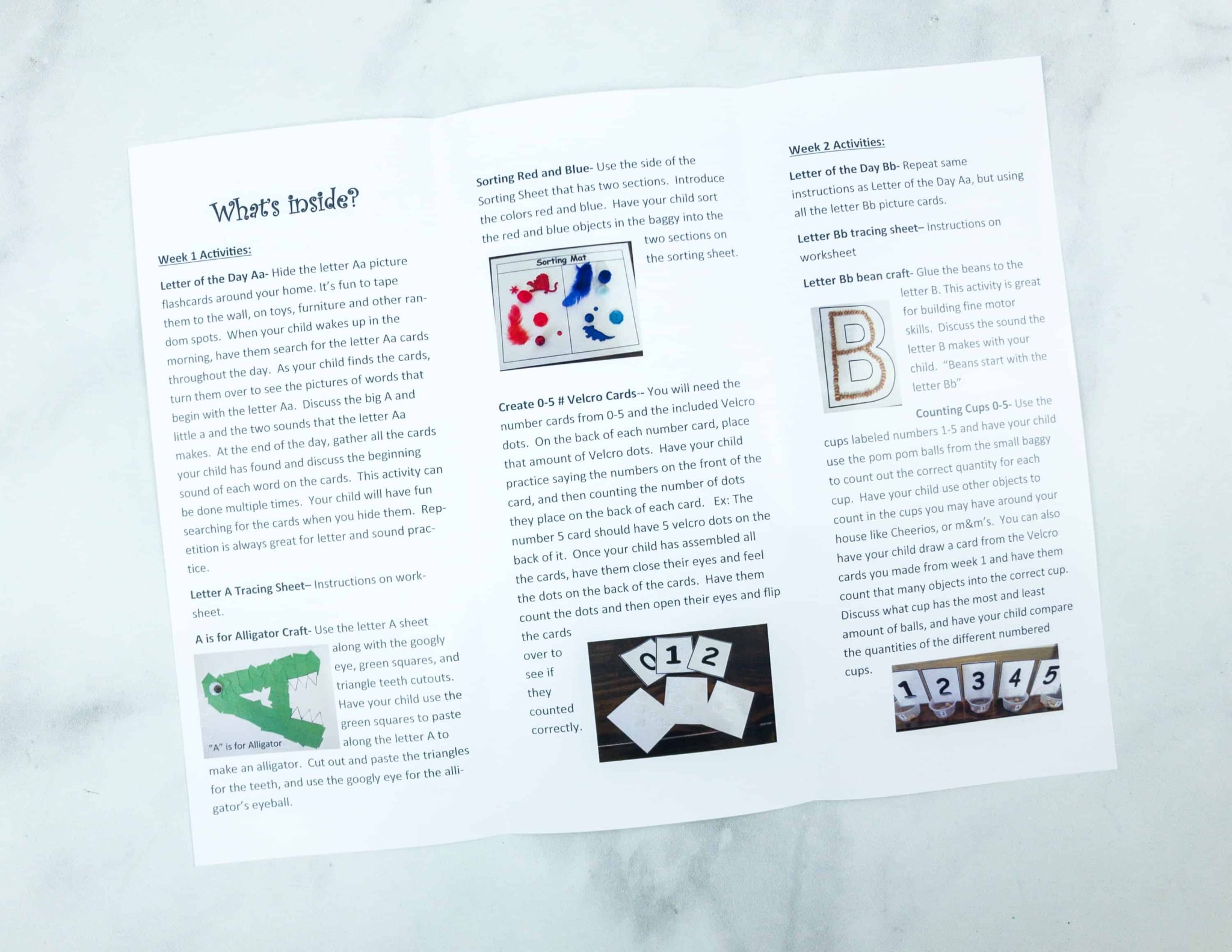 The Preschool Box Subscription Box Review - Box 1 - Hello Subscription