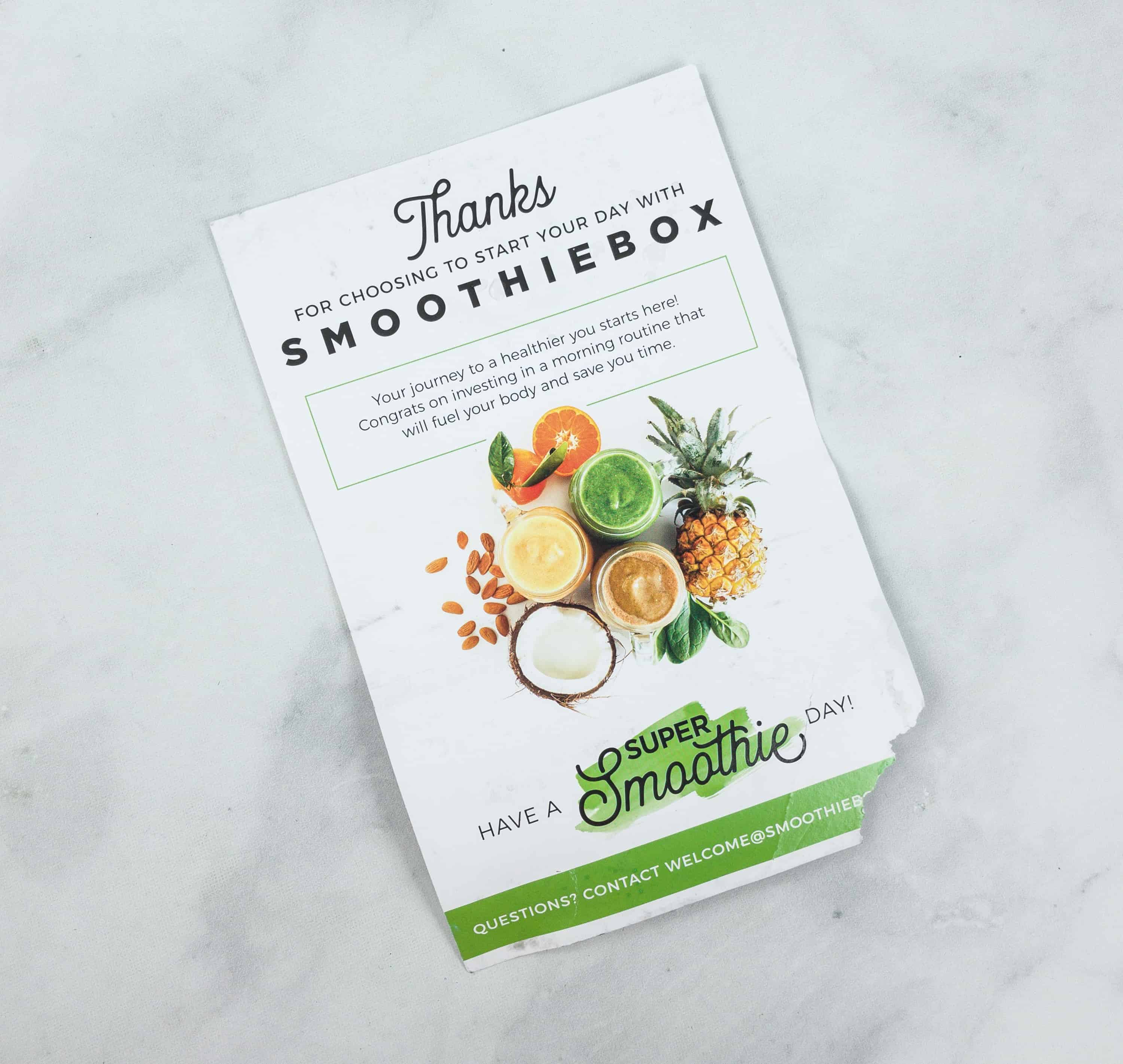 SmoothieBox Subscription Box Review + Coupon! - Hello Subscription