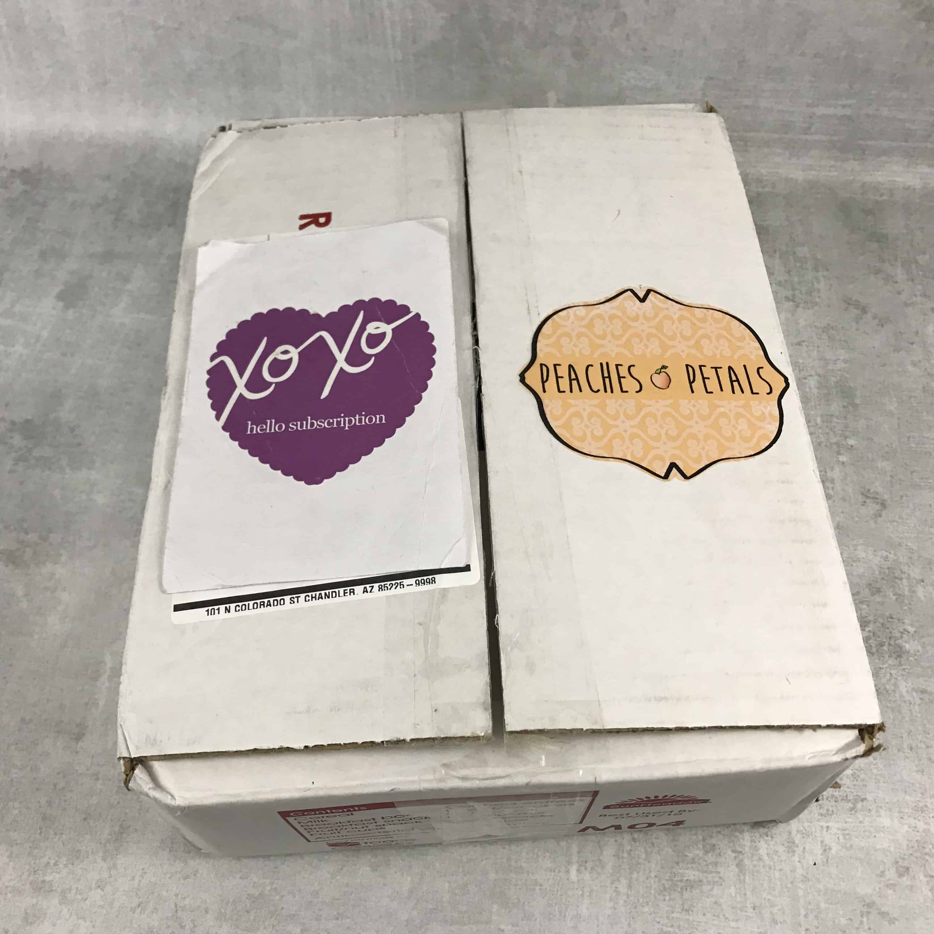 Peaches and Petals June 2018 Subscription Box Review & Coupon - Hello ...