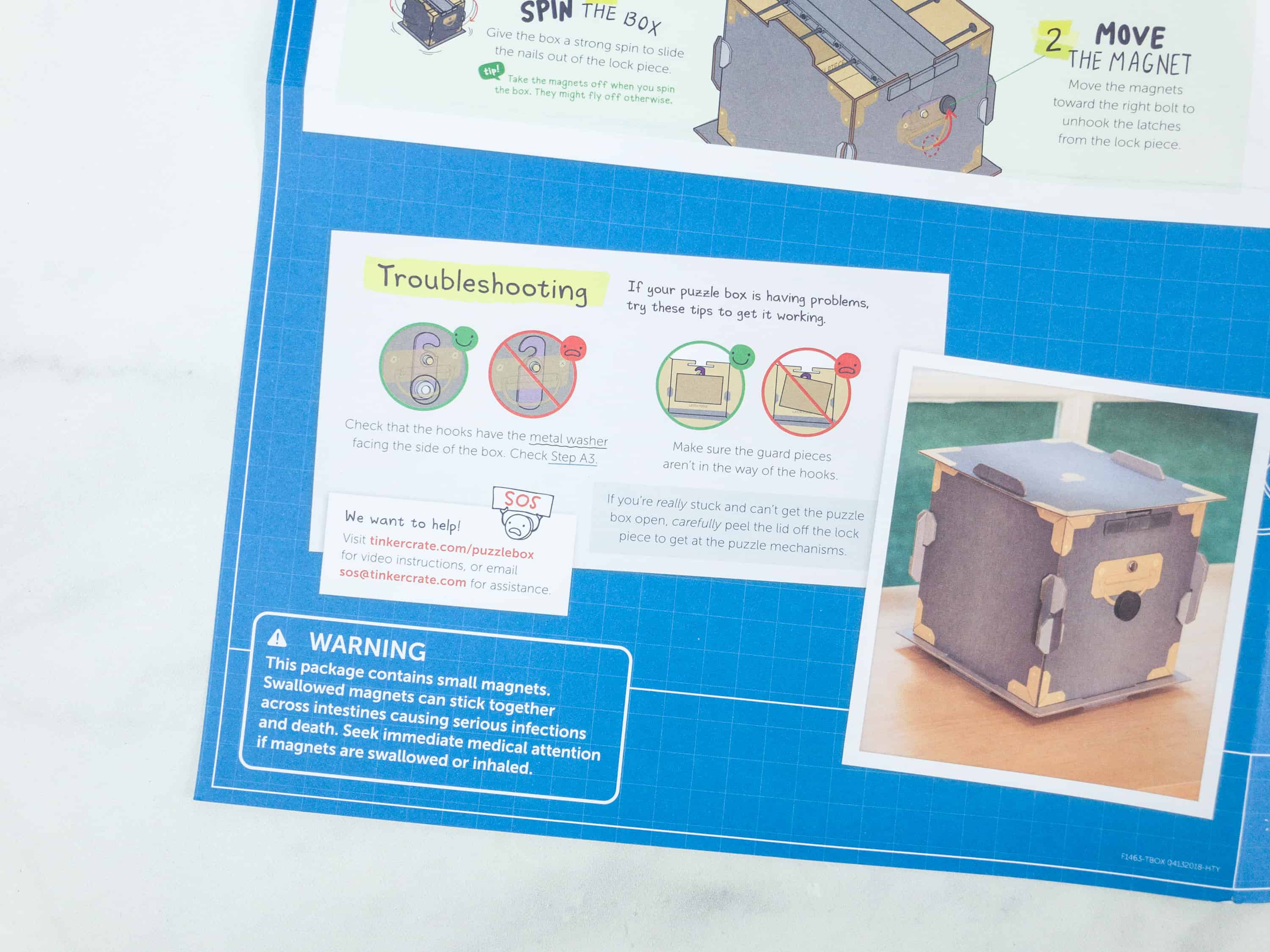 Tinker Crate July 2018 Review & Coupon - PUZZLE BOX - hello subscription