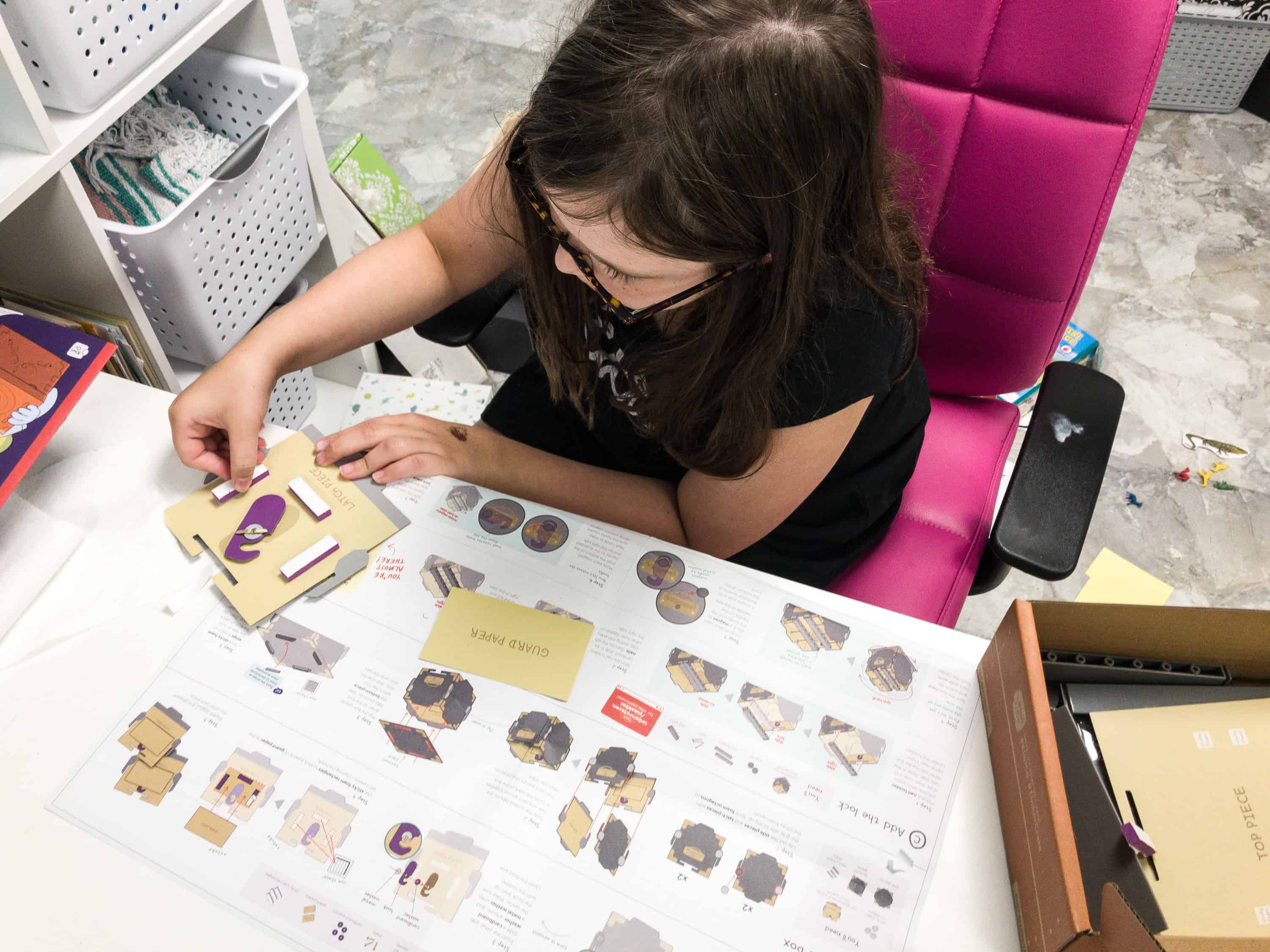 Tinker Crate July 2018 Review & Coupon - PUZZLE BOX - hello subscription